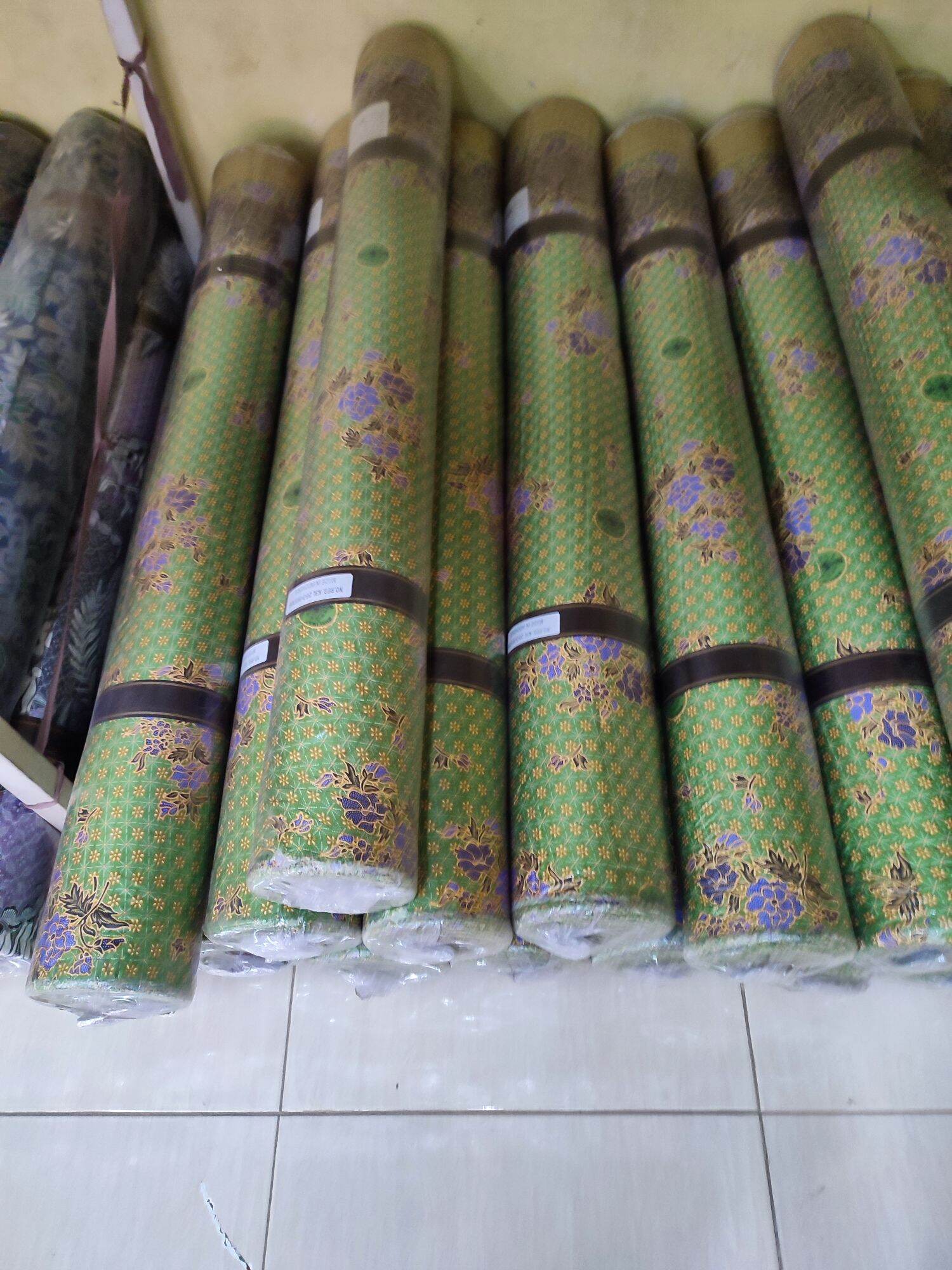 KAIN MUSLIMAT LOGO NU. HIJAU MUDA. BATIK MUSLIMAT. KAIN METERAN ...