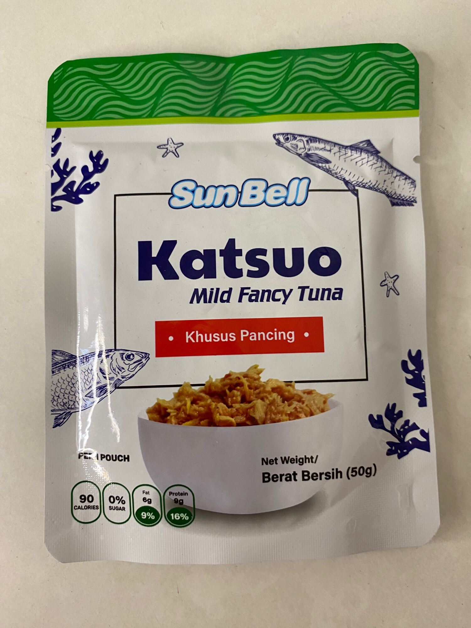 SUNBELL KATSUO - KEMASAN POUCH - BERAT BERSIH 50 GRAM | Lazada Indonesia
