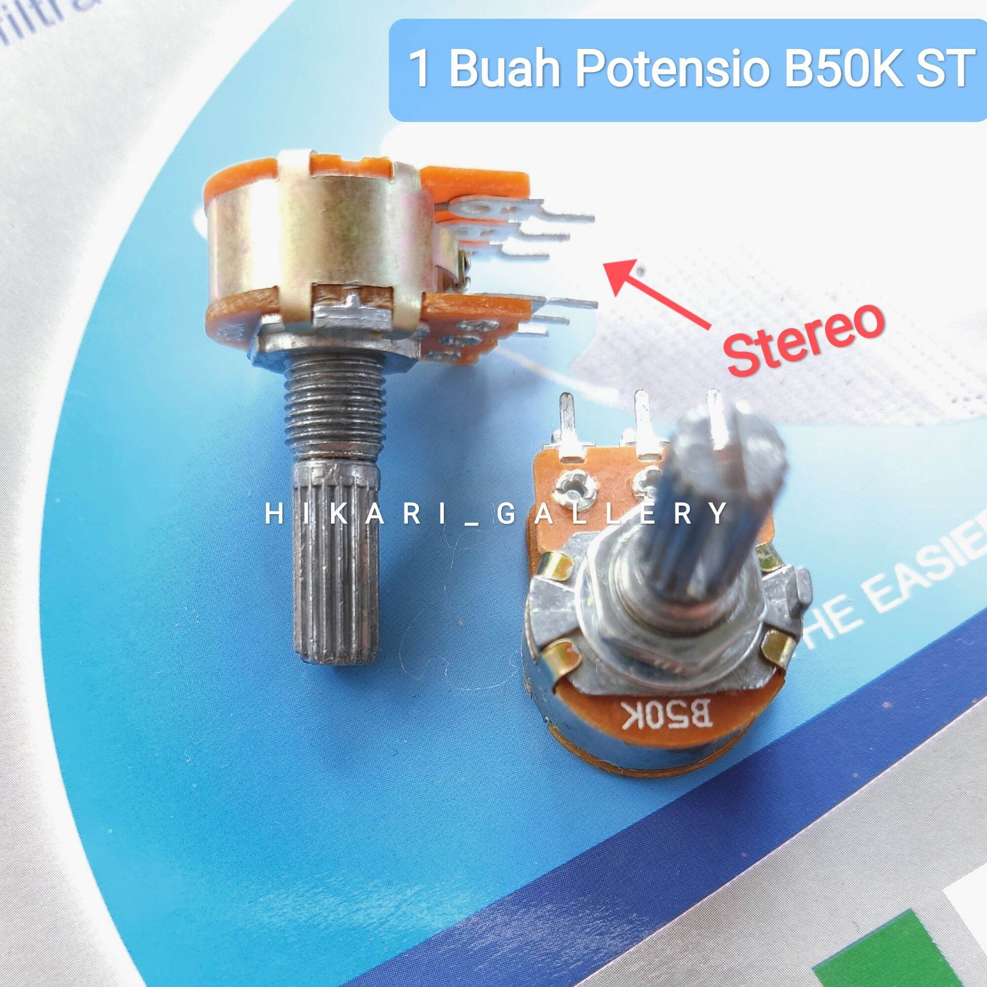 POTENSIO B50K STEREO ( TANPA CT ) / POTENSIO VOL 50K STEREO | Lazada Indonesia