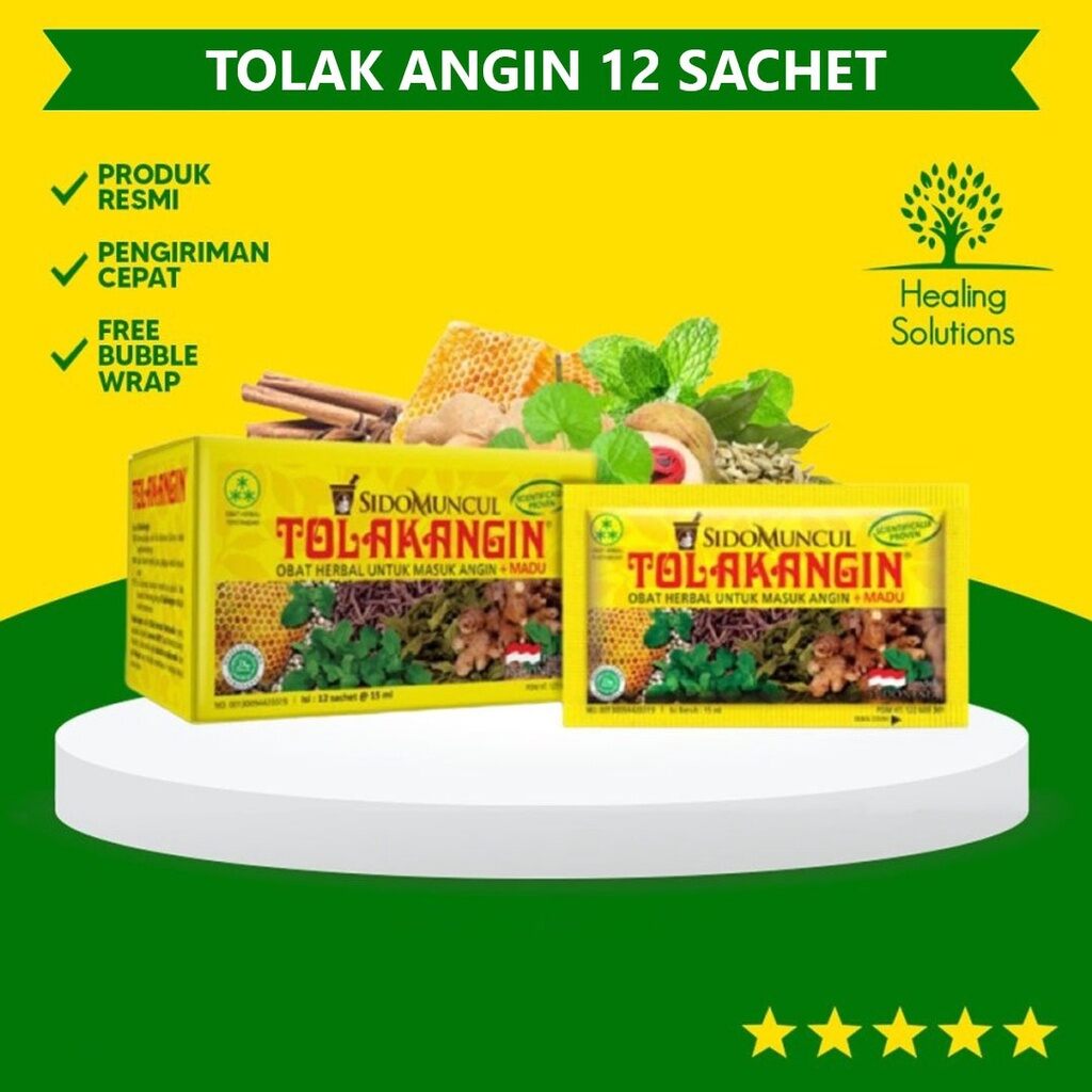 TOLAK ANGIN CAIR SIDO MUNCUL 1BOX ISI 12 SACHET | Lazada Indonesia