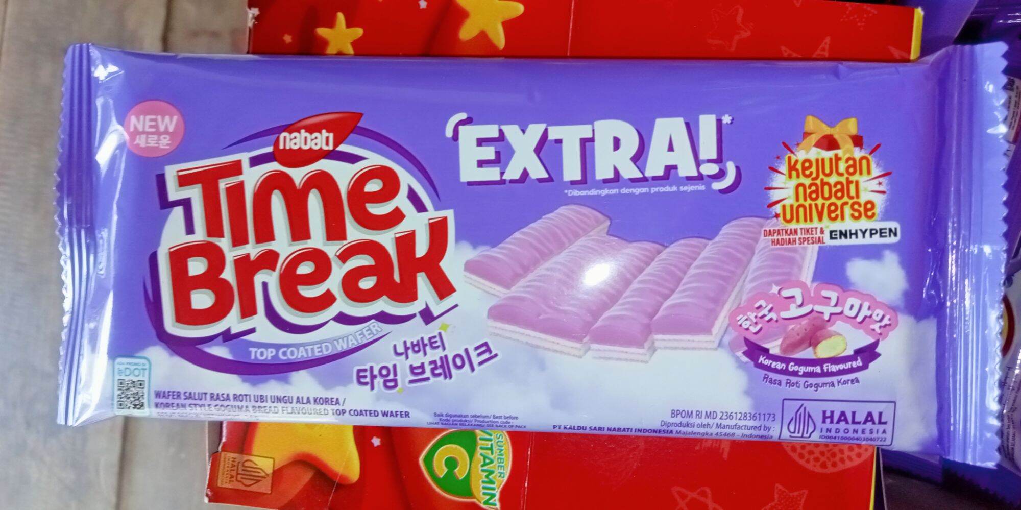 Nabati Time Break Rasa Goguma Flavoured 34 gr×5pcs | Lazada Indonesia