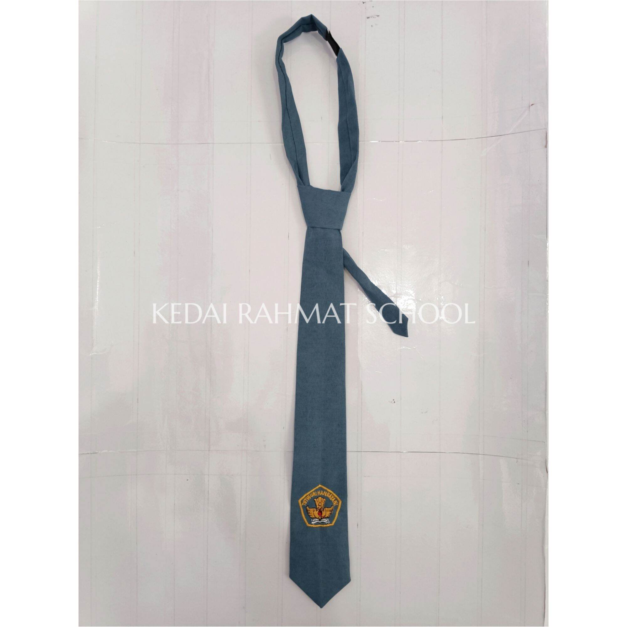 Dasi Sekolah SD SMP SMA Panjang Perekat Bahan Katun Laki Perempuan ...