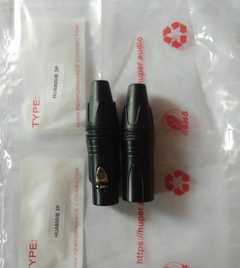 jack canon xlr 3pin Huper original harga per set (male/female) | Lazada ...