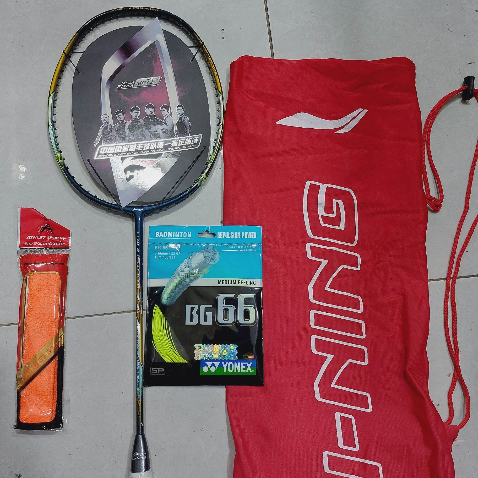 raket badminton li-ning WINSTROM 72 gold spesial 26-30 lbs | Lazada ...