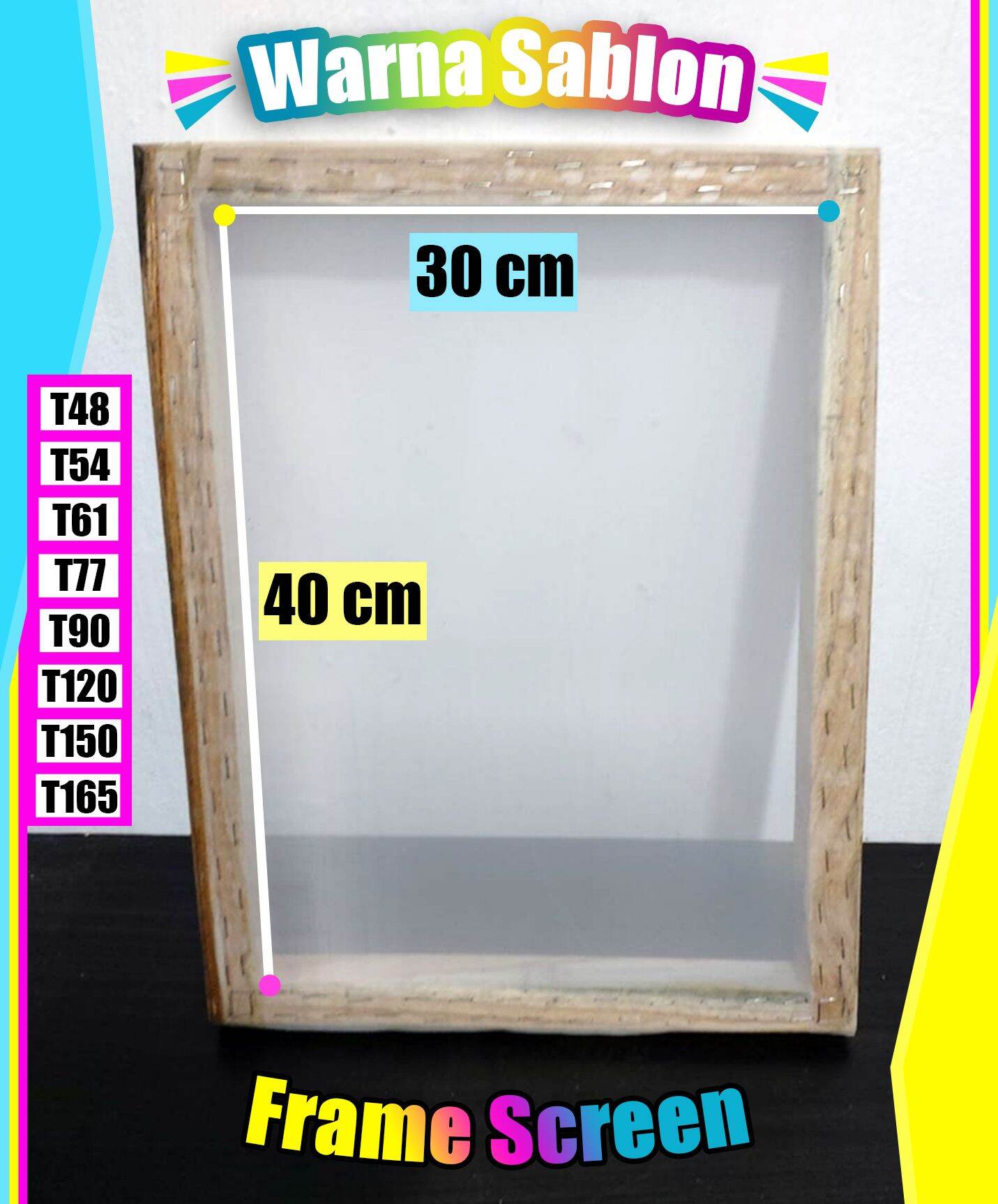 Frame screen sablon 30 x 40 | Lazada Indonesia