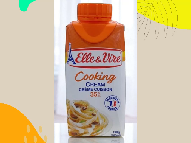 Elle & Vire 198gr Cooking Cream Creme Cuisson UHT Kaya Krim Berkualitas ...