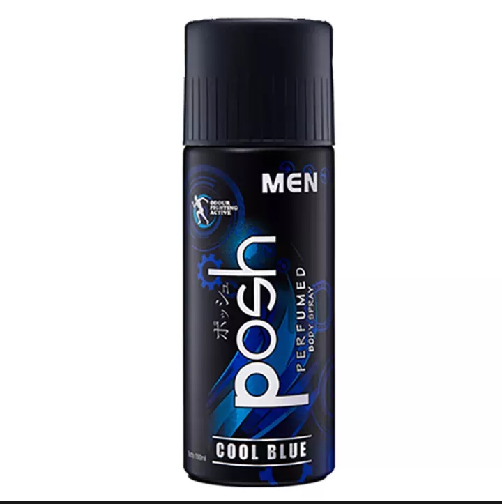 posh body spray cool blue 150ml | Lazada Indonesia
