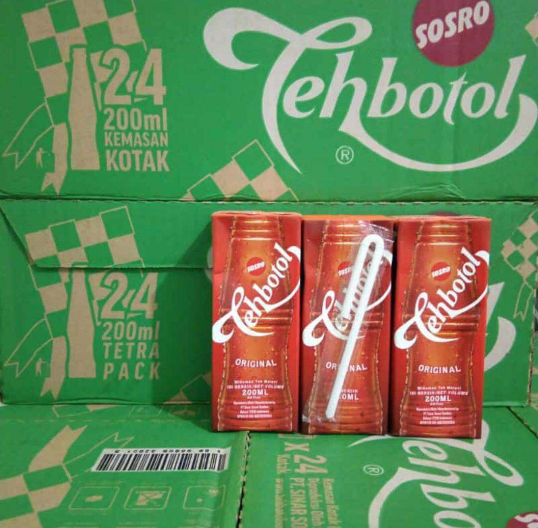 Teh botol Sosro 200 ml isi 1 dus/24pack | Lazada Indonesia