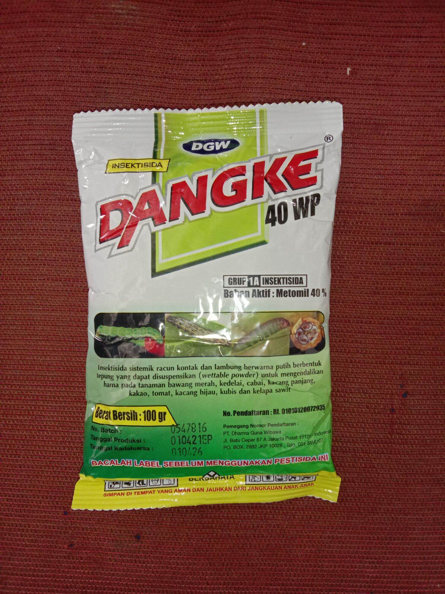 PEMBASMI ULAT DANKE 40 WP/ INSEKTISIDA PEMBASMI ULAT CABAIA DAN TANAMAN ...