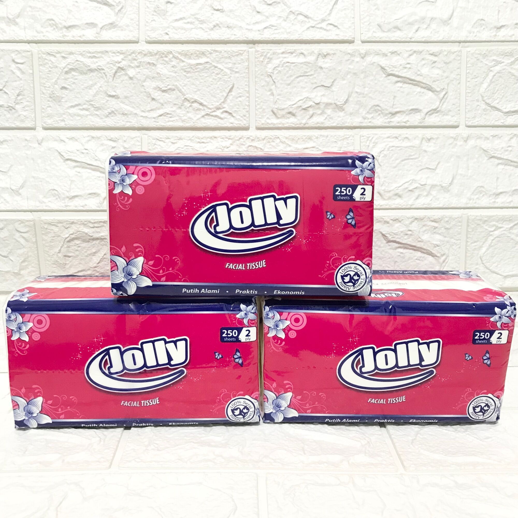 Tissue Jolly 250 Sheets 2 Ply | Lazada Indonesia