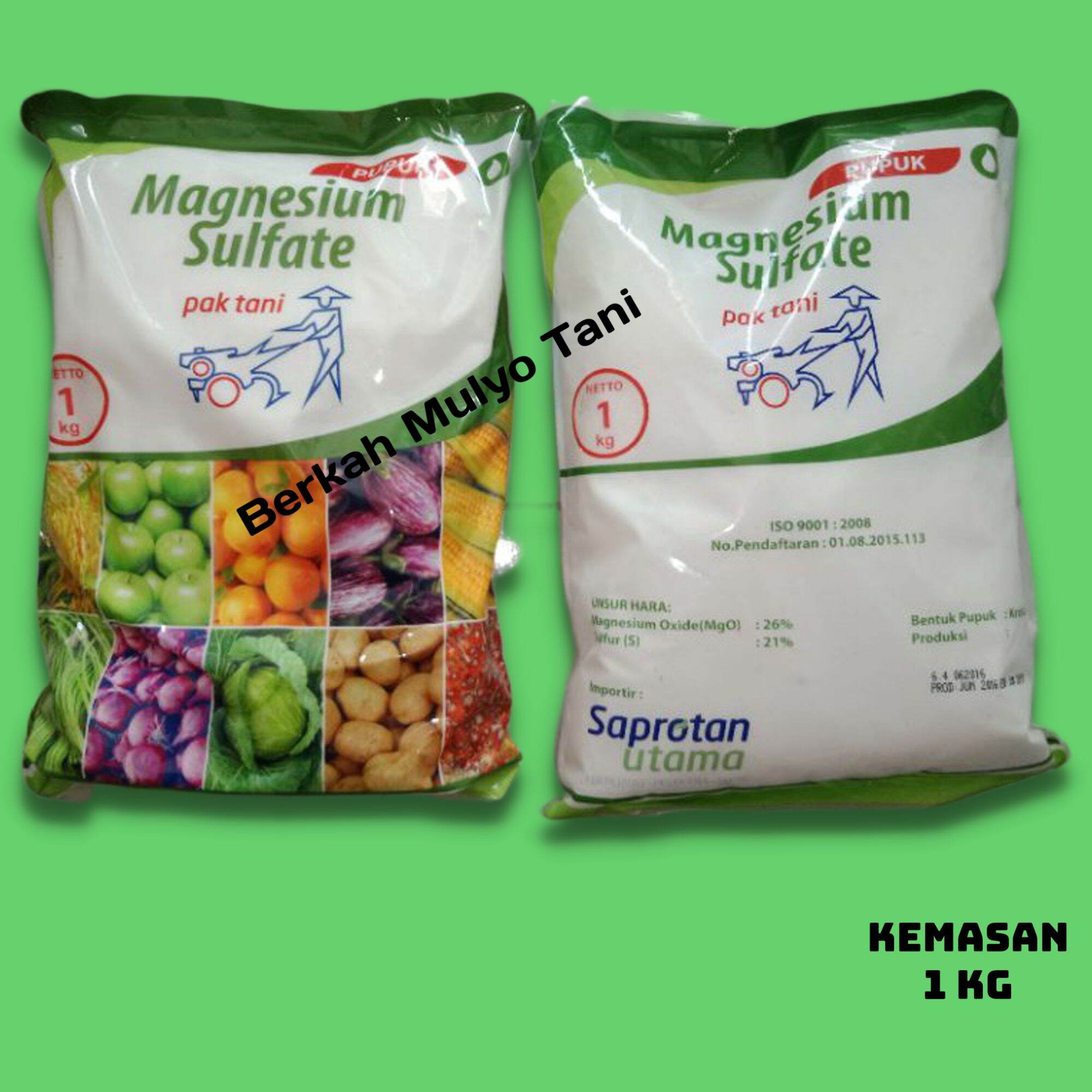 Pupuk Magnesium Sulfat 1 Kg MGS04 Pak Tani Garam Inggris | Lazada Indonesia