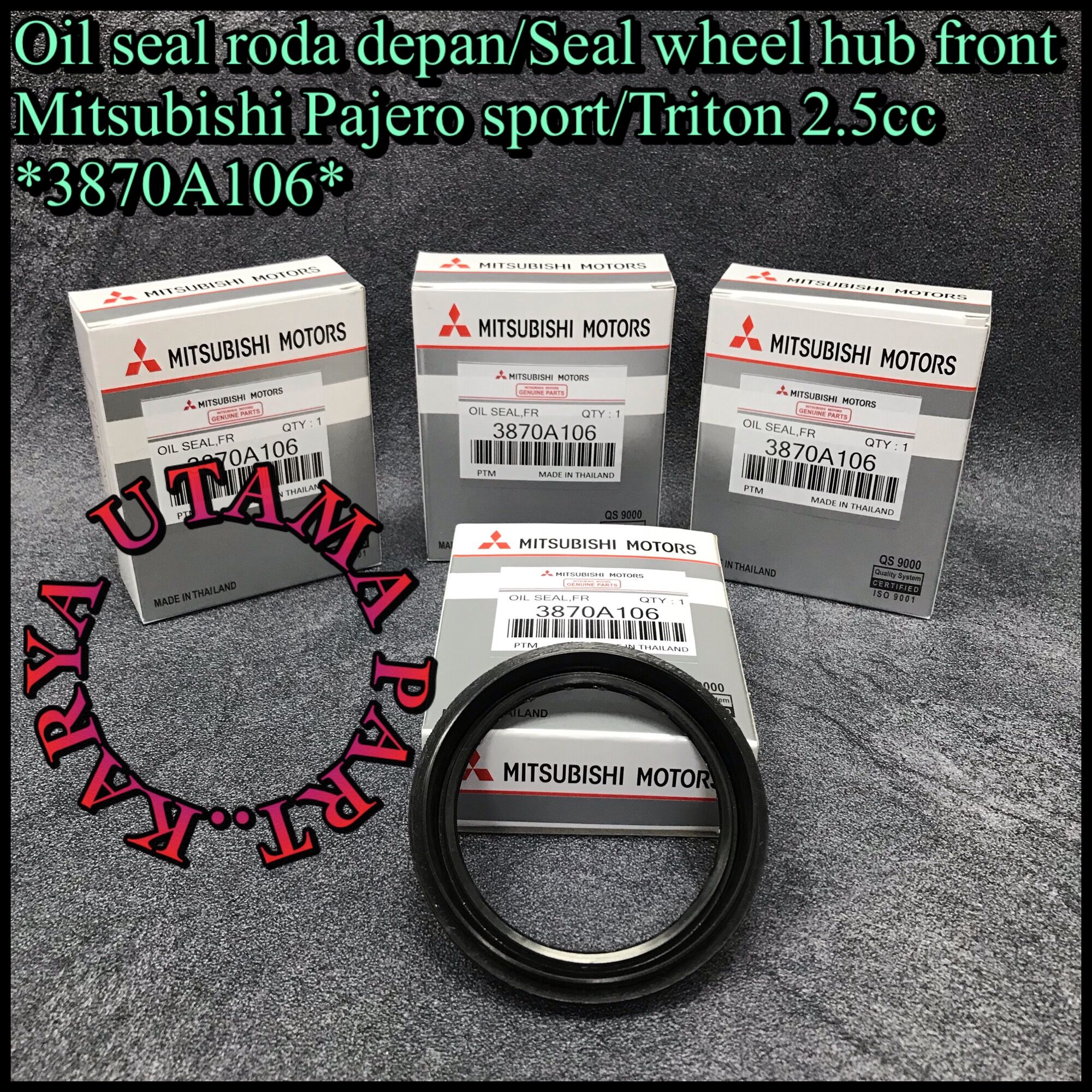 Oil seal Roda Depan/Seal Wheel Hub Front Mitsubishi Pajero Sport/Triton ...