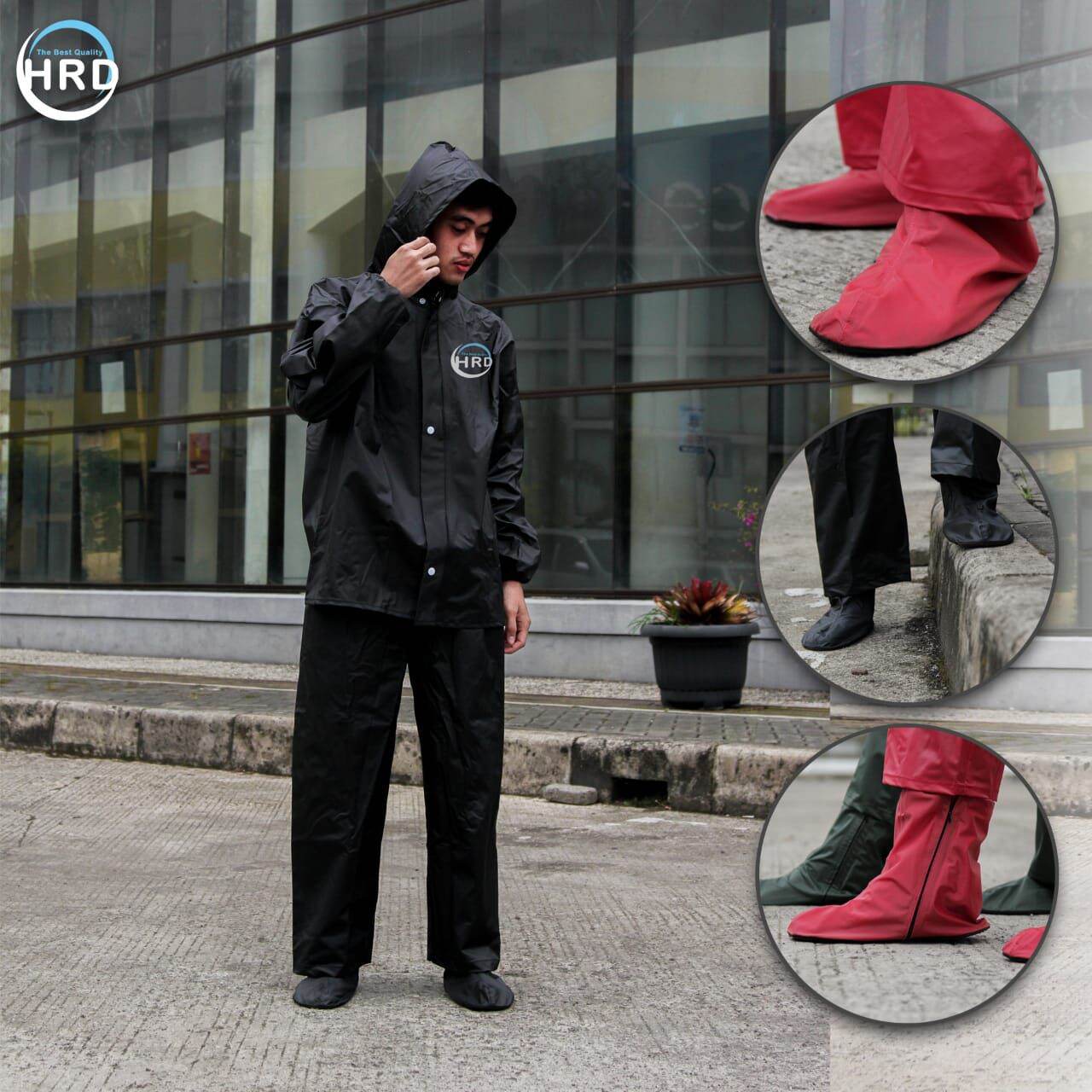 stelan jashujan premium original lengkap jas sepatu | Lazada Indonesia