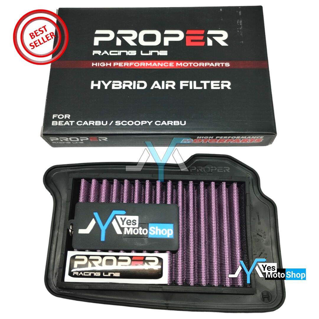 AIR FILTER UDARA PROPER RACING LINE FAZZIO YAMAHA GRAND FILANO 100% ...