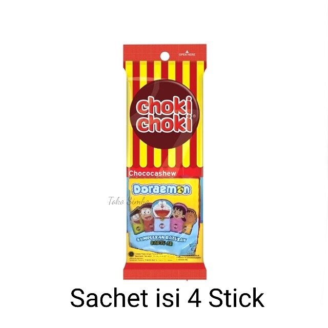 Chokichoki stick coklat jajanan jadul choki choki sachet isi 4 | Lazada ...