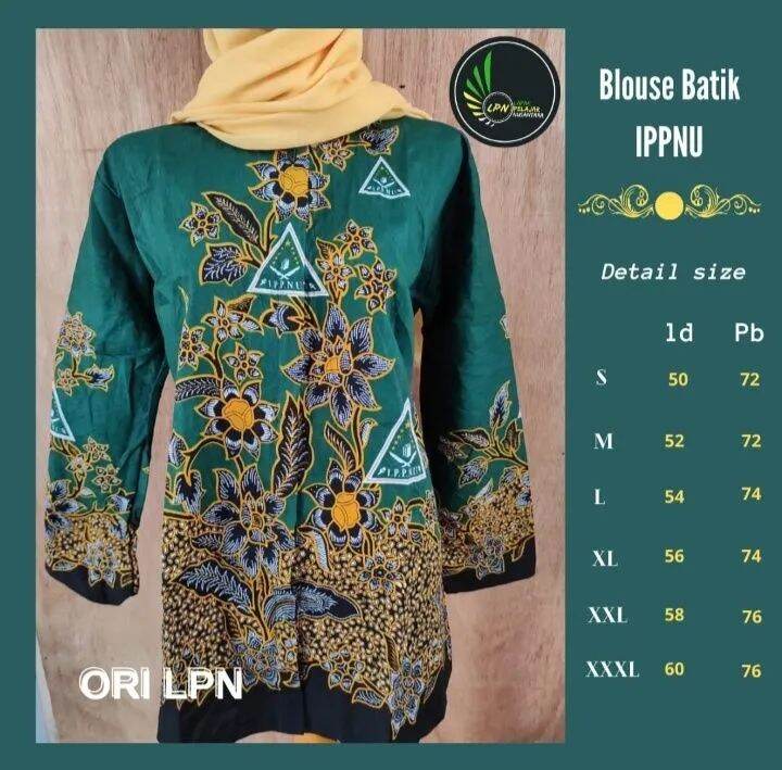 Atasan Batik IPPNU Resmi Batik IPPNU Pekalongan Batik IPNU Nasional ...