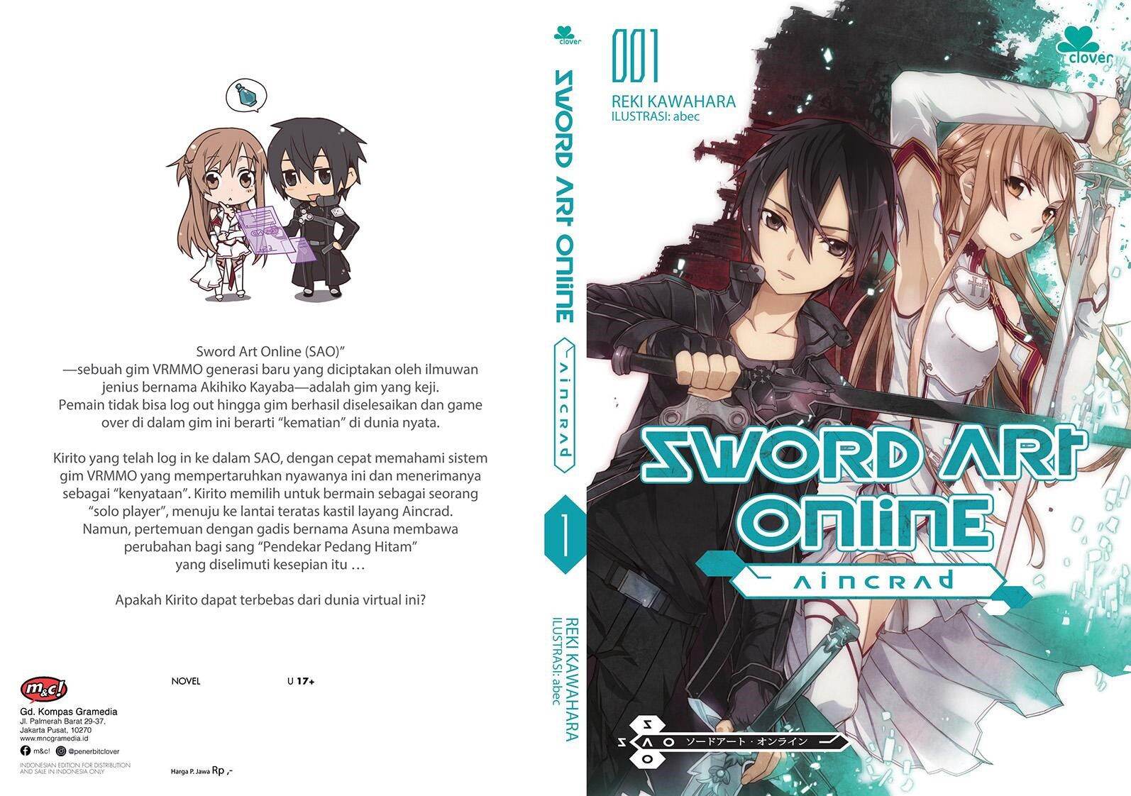 sword art online 001 aincard/reki kawahara/gramedia | Lazada Indonesia