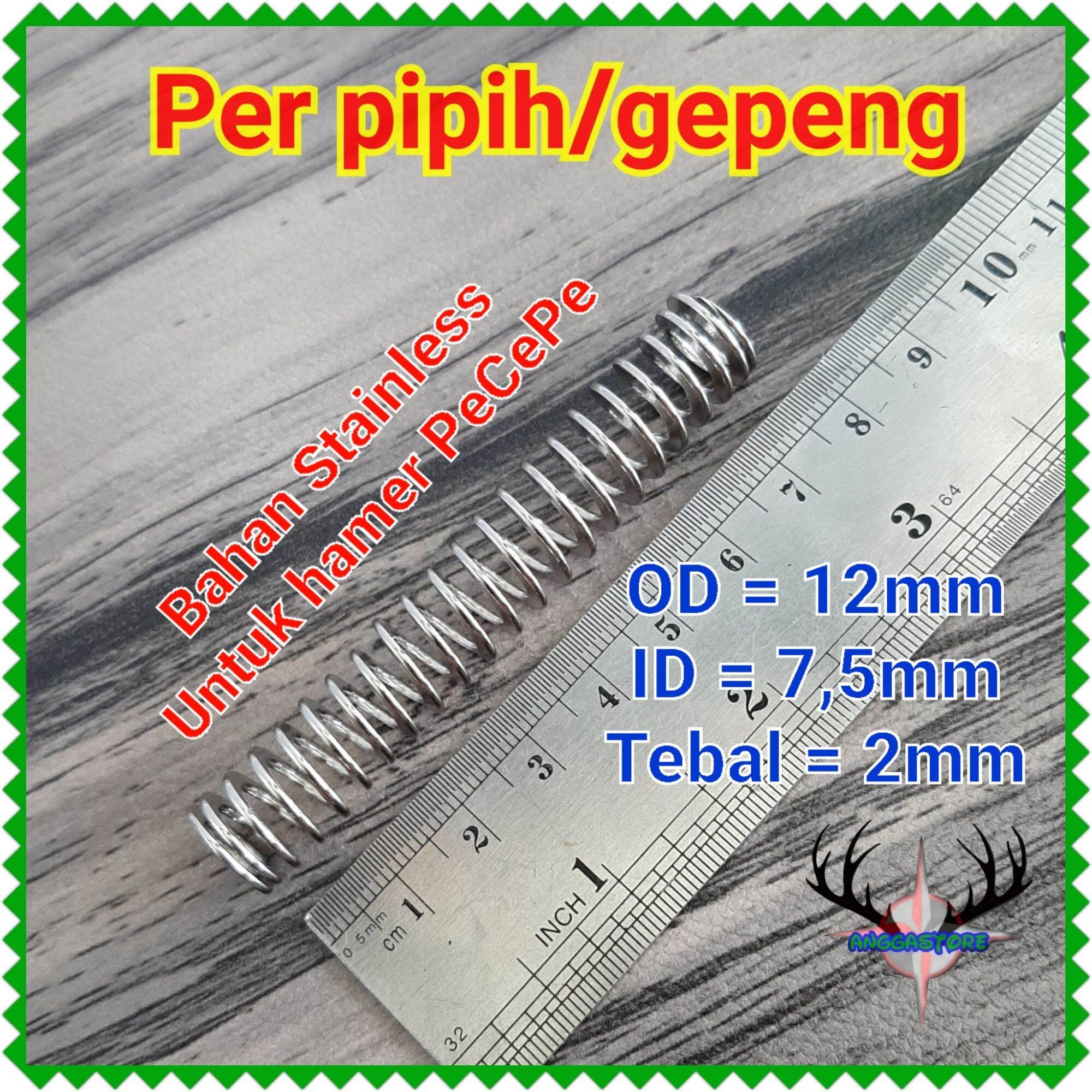 Per atau spring stainless hammer pecepe bentuk pipih atau gepeng ...