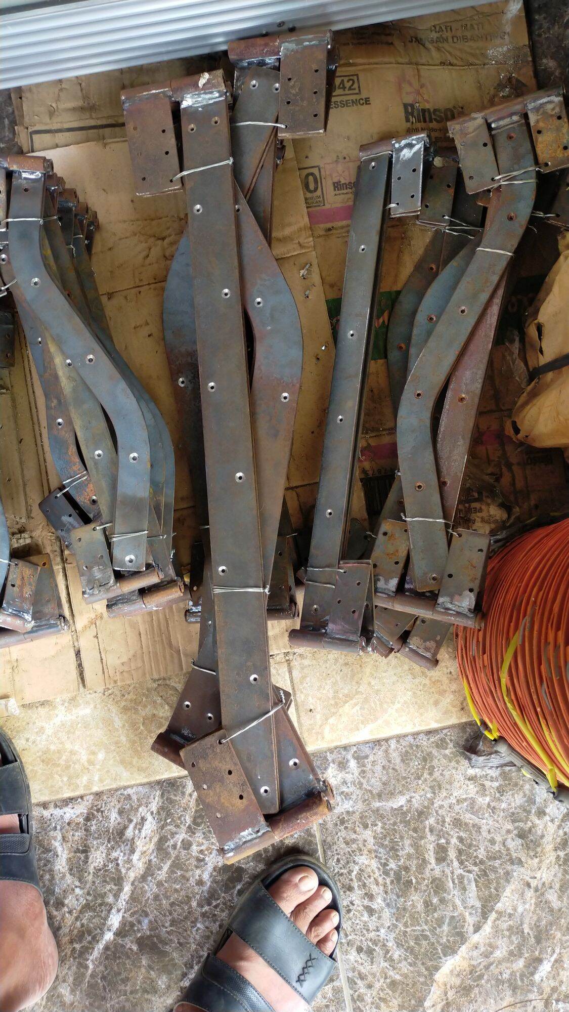 engsel gebyok jumbo panjang 70 cm lebar 5 cm tebal 4mm | Lazada Indonesia