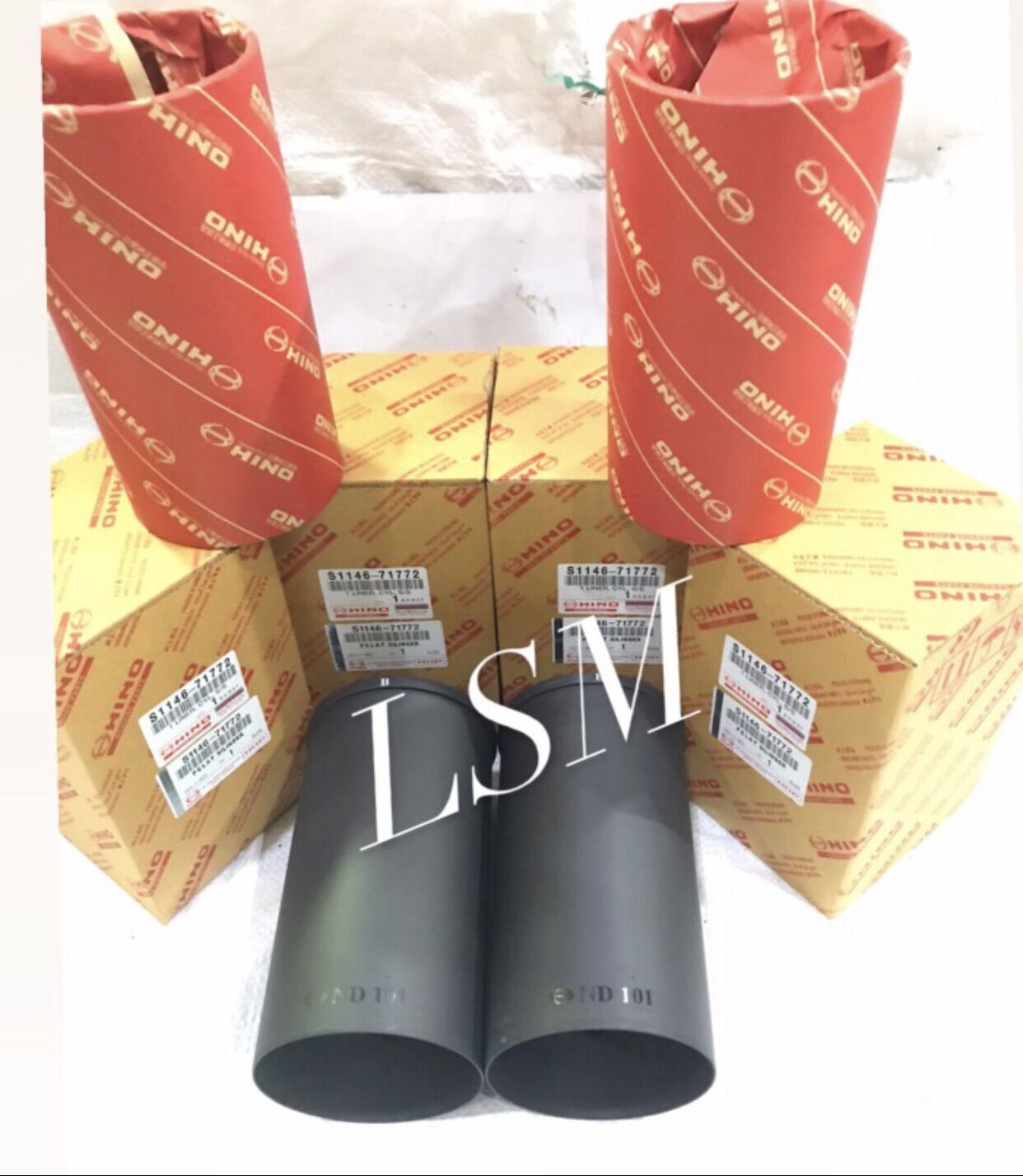 Liner , boring ht125, ht130, dyna saurus, hino dutro original | Lazada Indonesia