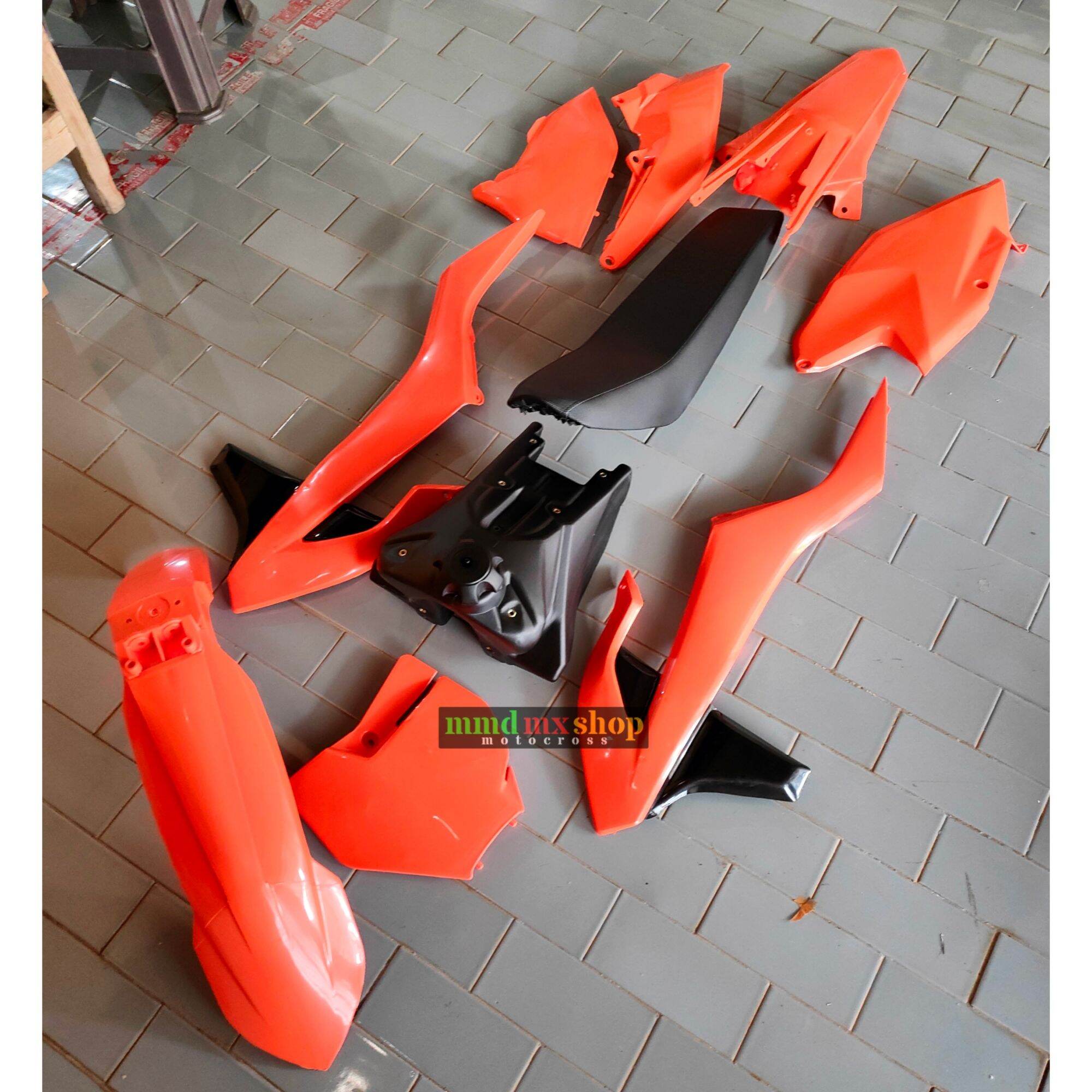 Body fullset ktm 250 2017 body set ktm250 2017 lengkap jok dan tangki ...