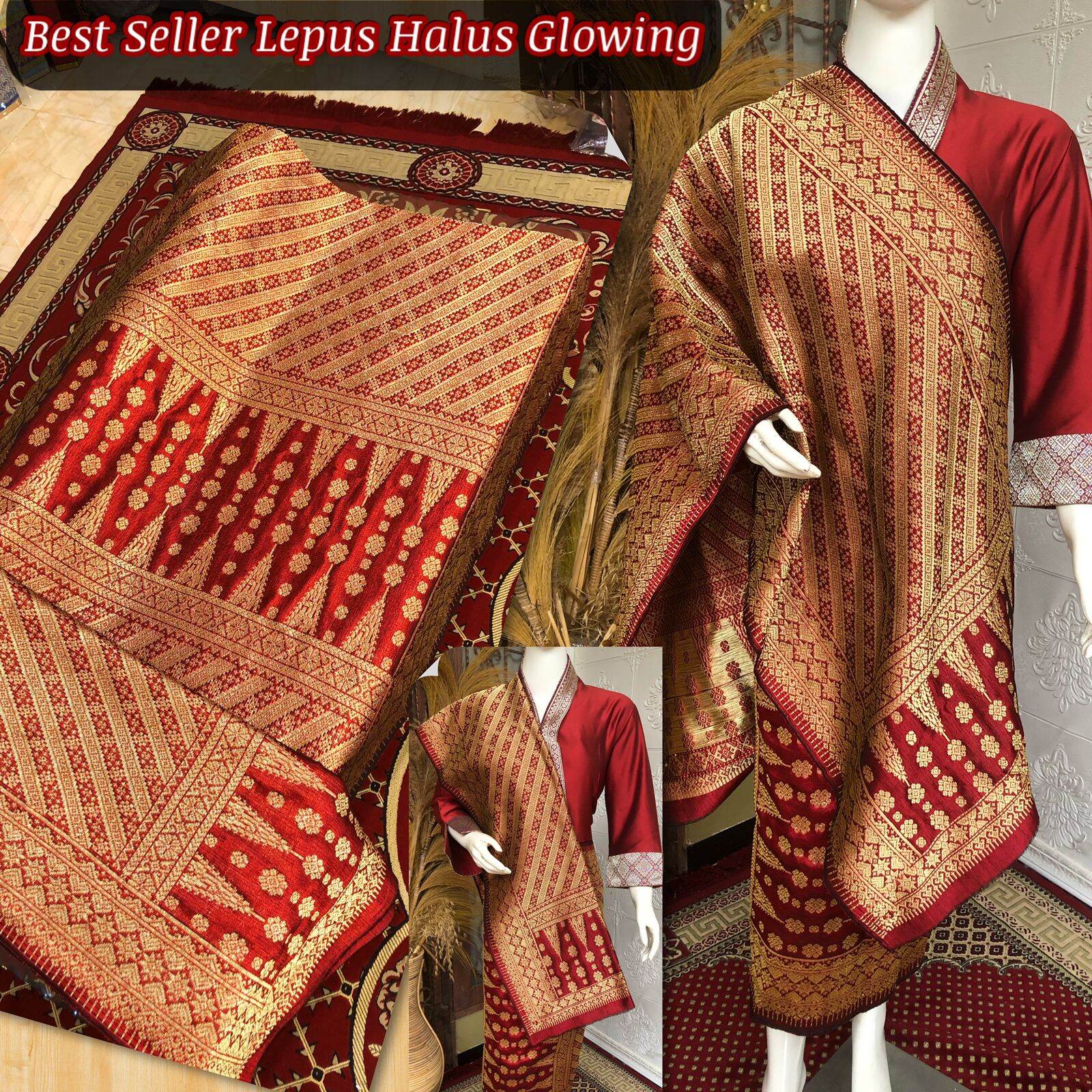 Songket Palembang motif lepus halus cantik asli tenun | Lazada Indonesia