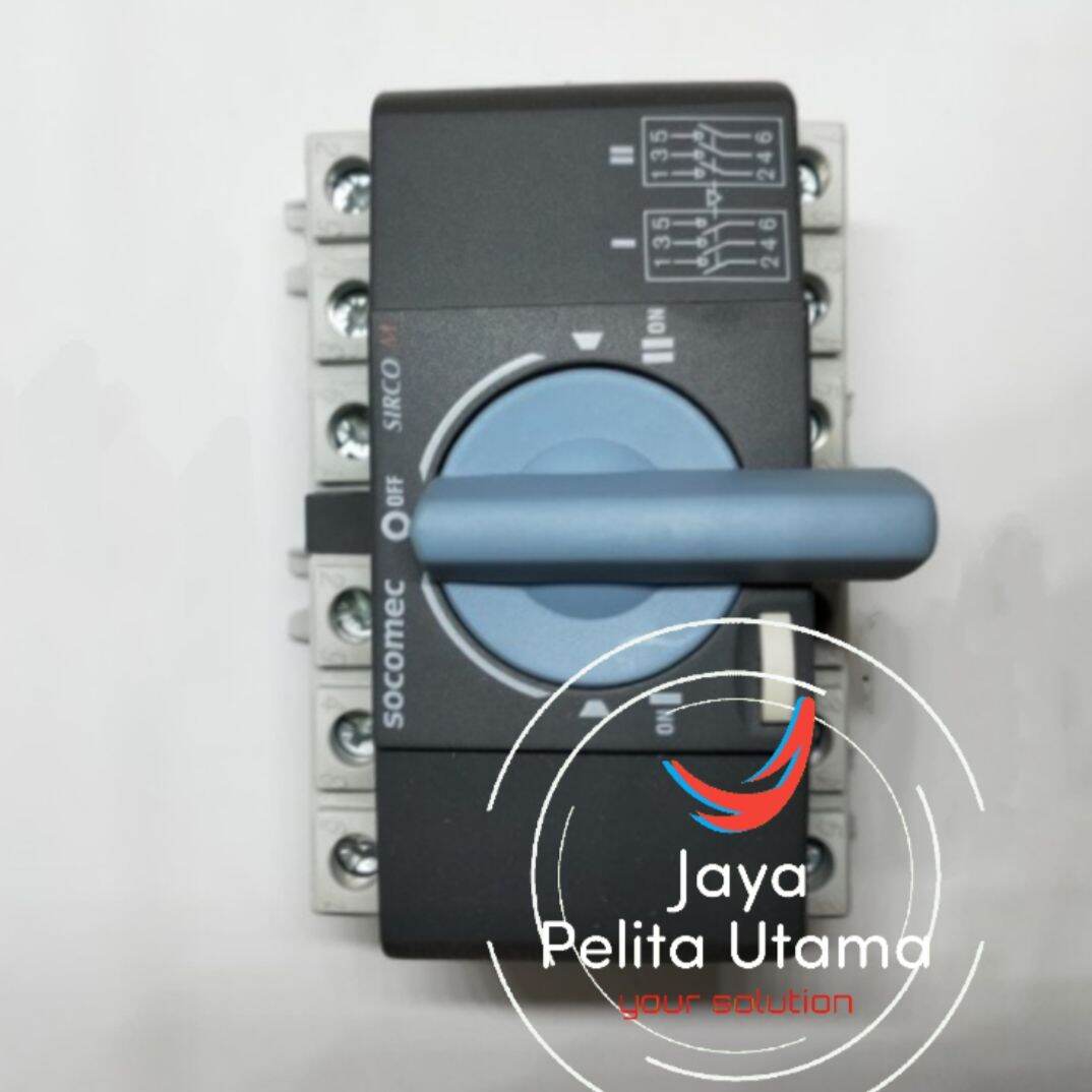 cos Socomec 3p 40-63a sircover switch pemindah daya PLN-GENSET | Lazada ...