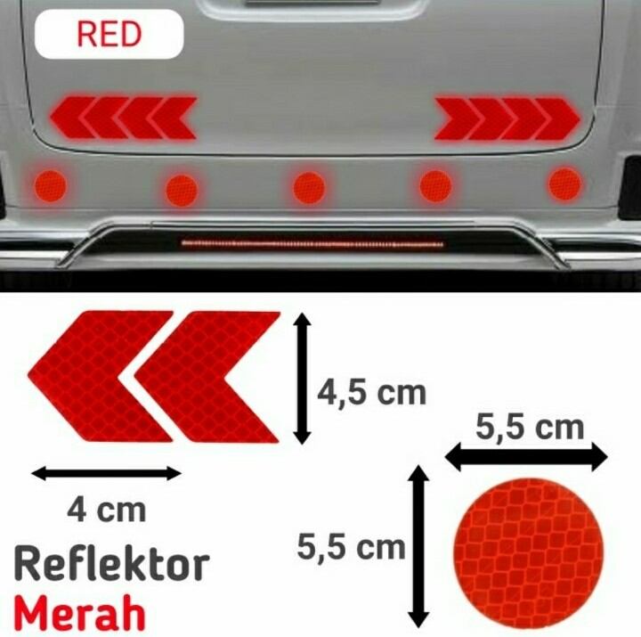 Stiker Mobil Motor Sticker Panah Lingkaran Reflektor | Lazada Indonesia