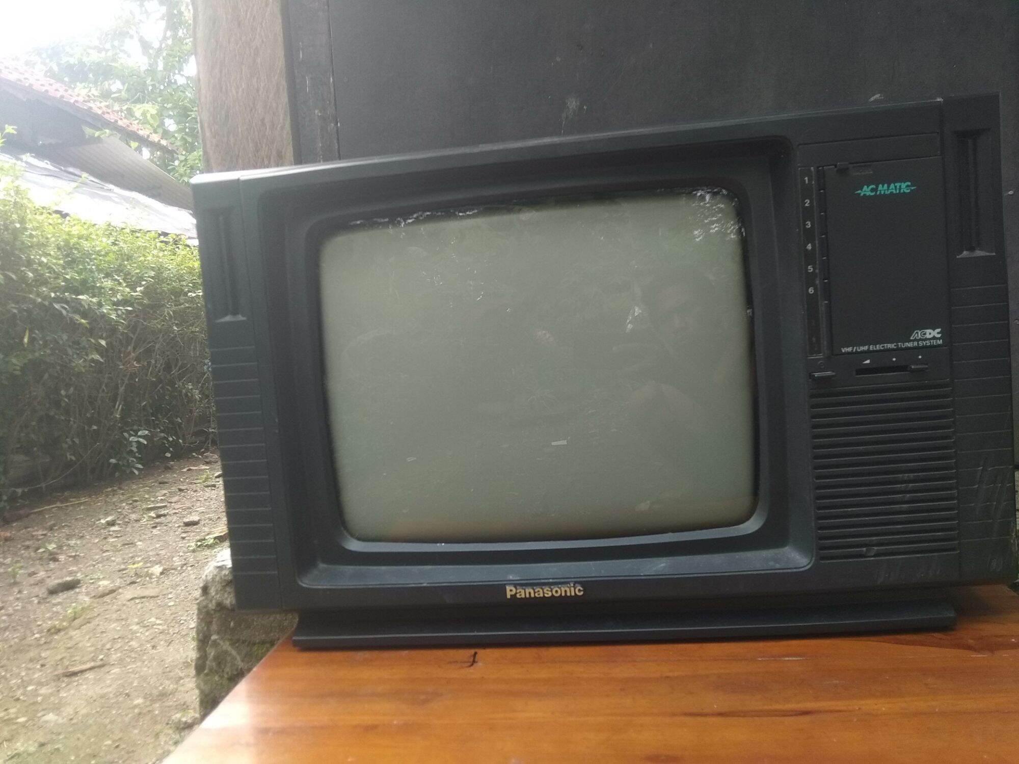 TV Panasonic jadul , Kondisi Belum di Test anggap saja Off tv jadul ...