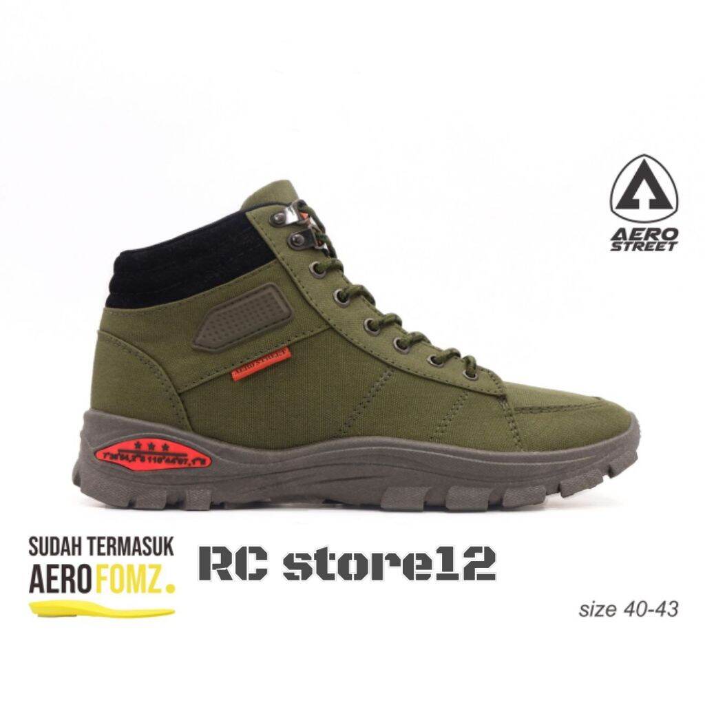 Aerostreet Tactical series / sepatu outdoor gunung pria wanita boots ...