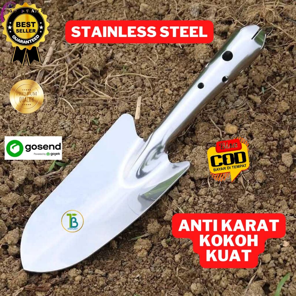 Sekop Tanaman Sekop Taman Sekop Tanah Mini Berkebun Stainless Steel ...