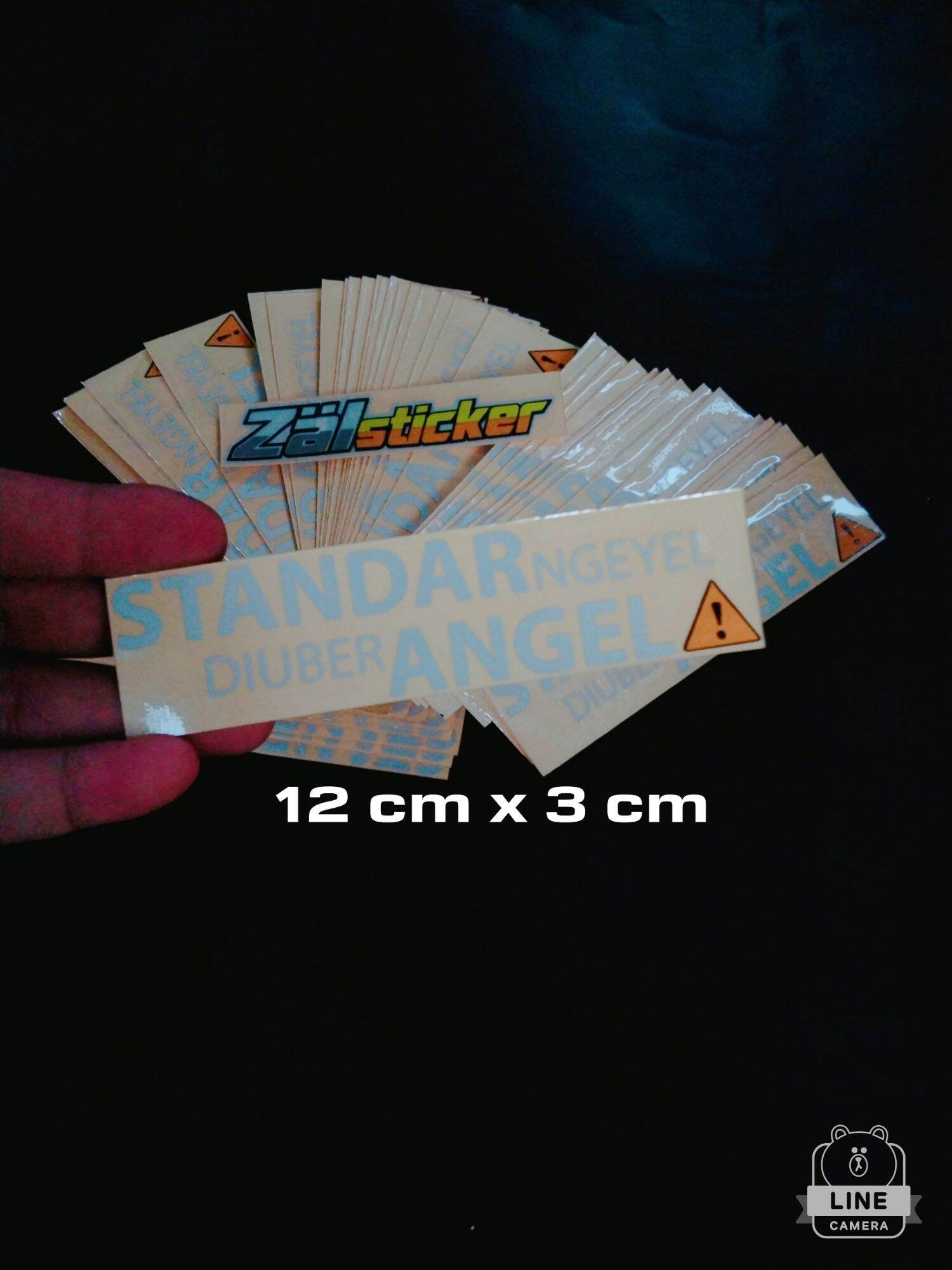 sticker standar ngeyel di Uber angel cutting | Lazada Indonesia