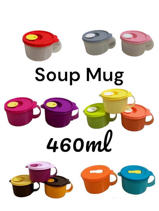 Tupperware Crystalwave Soup Mug 460ml | Lazada Indonesia