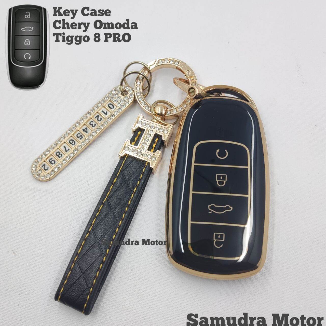 Casing kunci Smart Key Chery Omoda 5 , Tiggo 8 PRO , Sarung Kunci ...