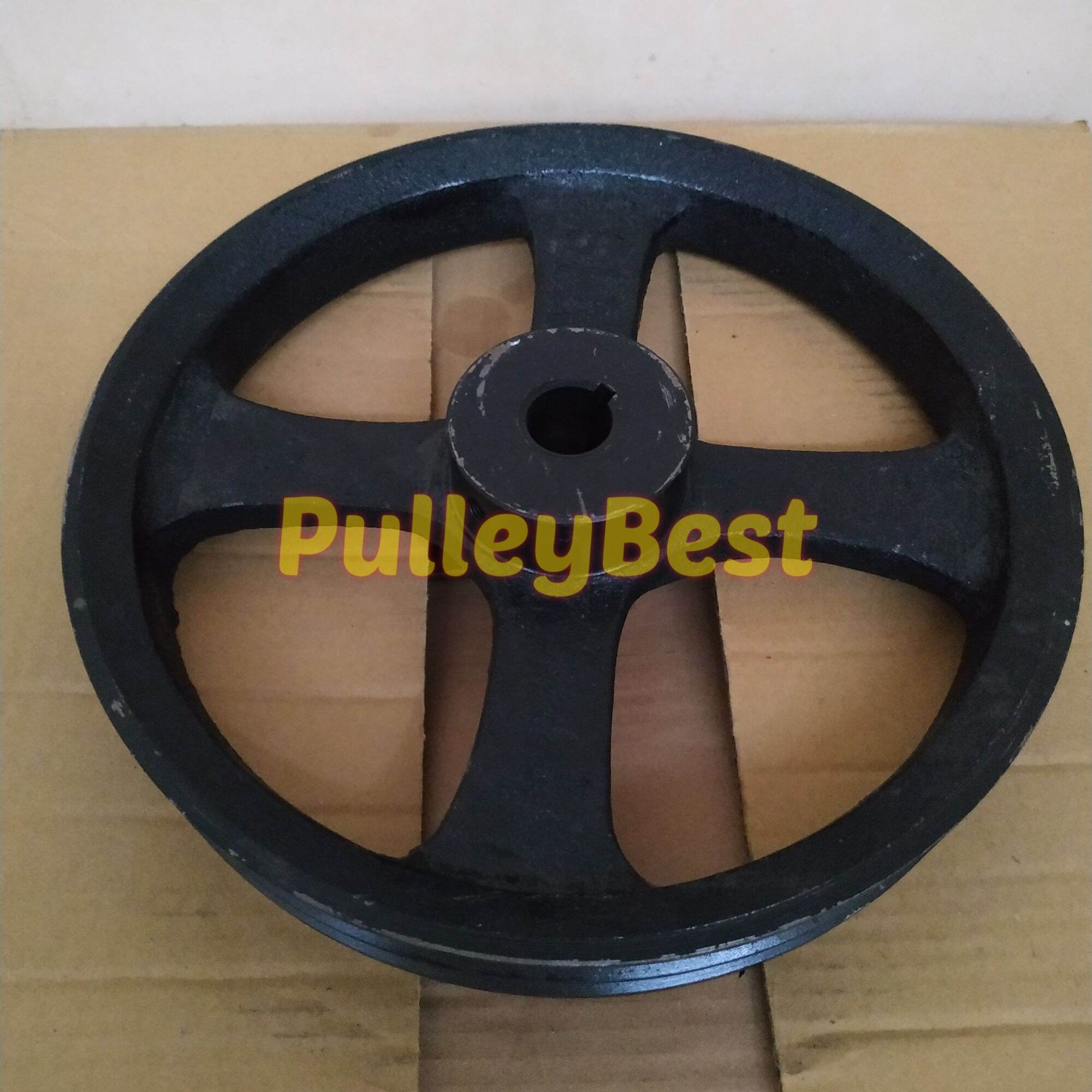 Pulley pully 10 inch as 32 mm jalur B2 poly pully besi cor | Lazada ...