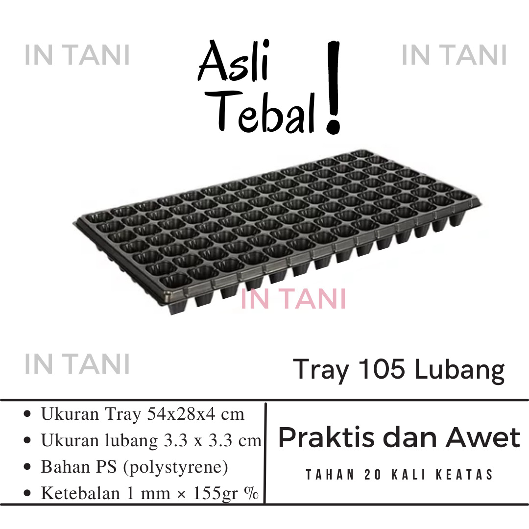 TRAY SEMAI 105 LUBANG TEBAL | Lazada Indonesia