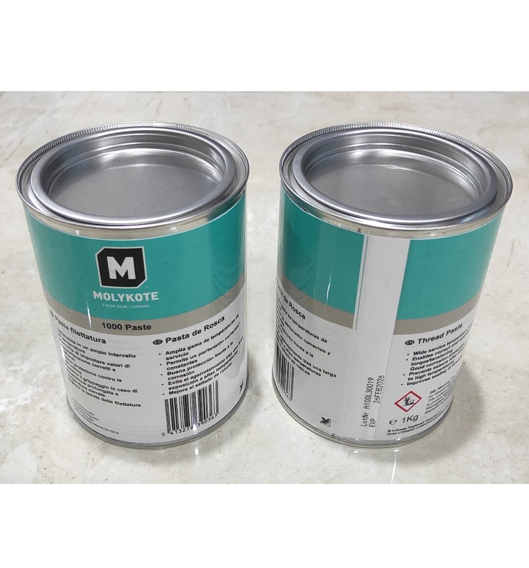 Molykote 1000 Anti Seize Solid Lubricant Paste Grease 1Kg / 1000gram ...