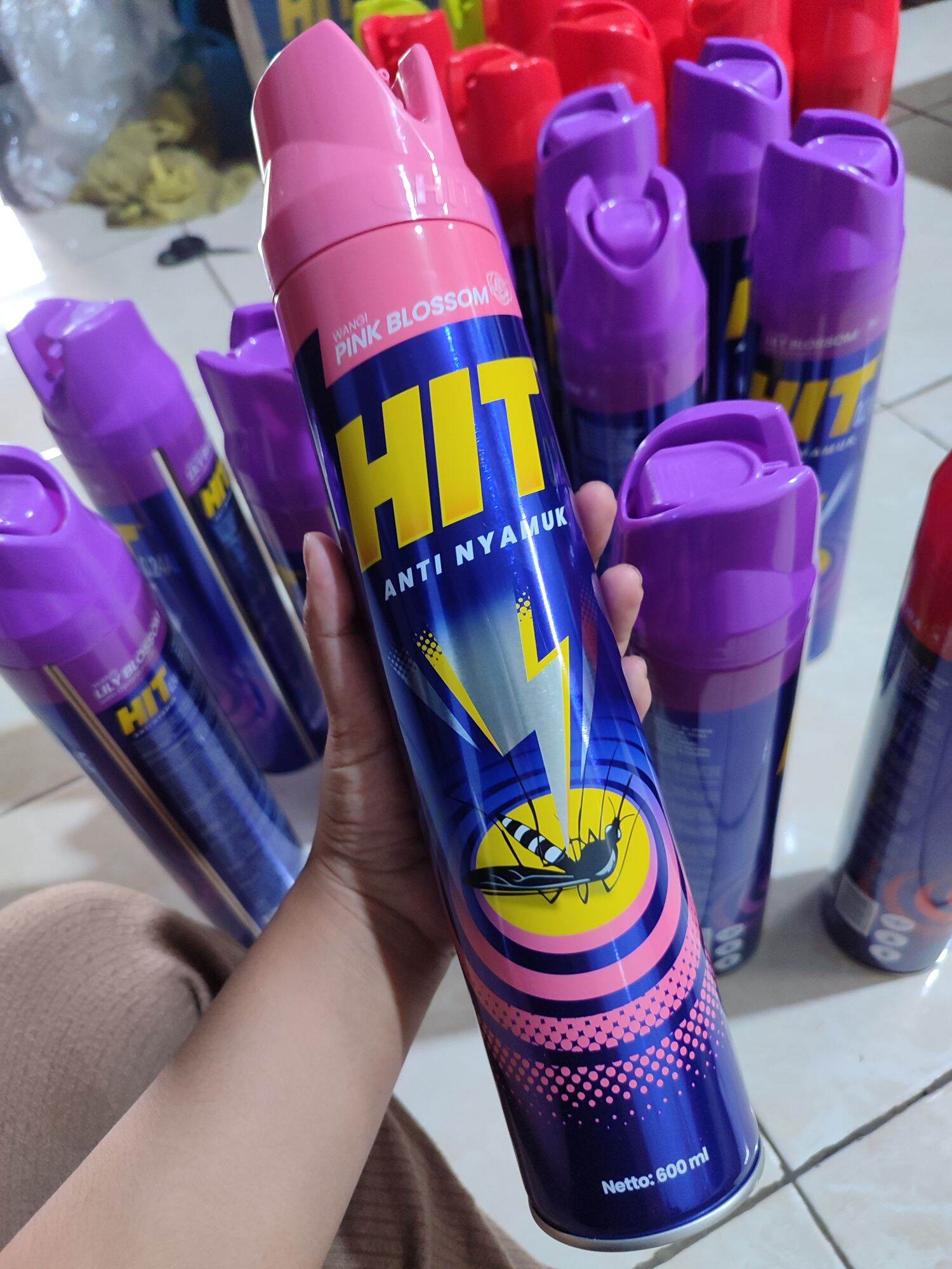 HIT Obat Nyamuk Aerosol 600ml ukuran besar anti nyamuk | Lazada Indonesia