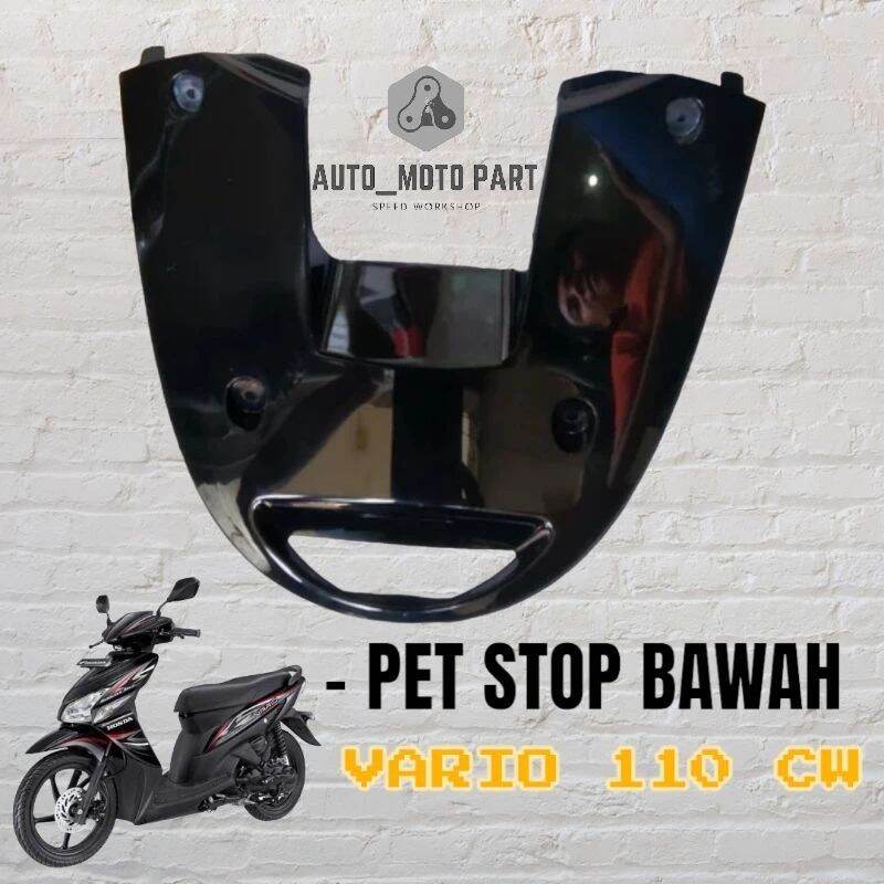 cover tail stop sambungan body belakang atas atau bawah vario 110 karbu ...