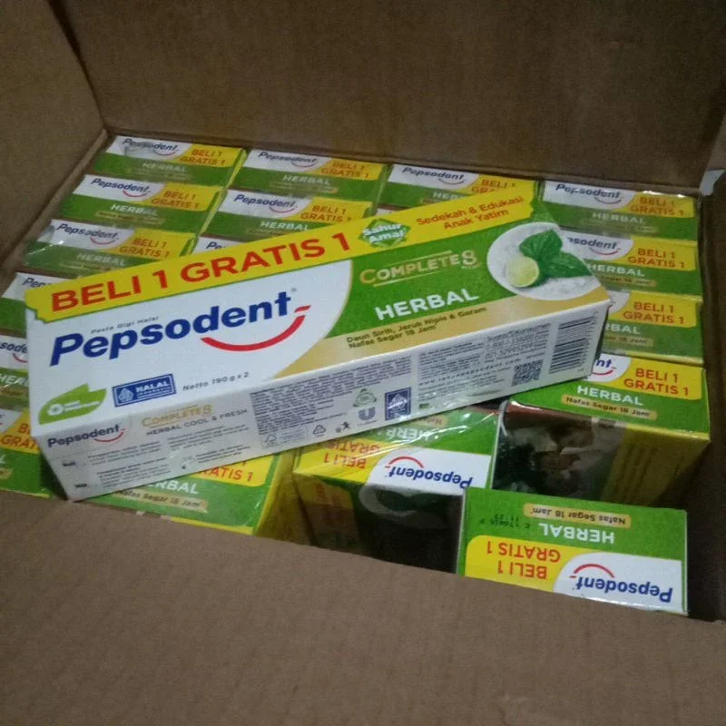 Pepsodent herbal ukuran 190gr , 1 pack isi 2 | Lazada Indonesia