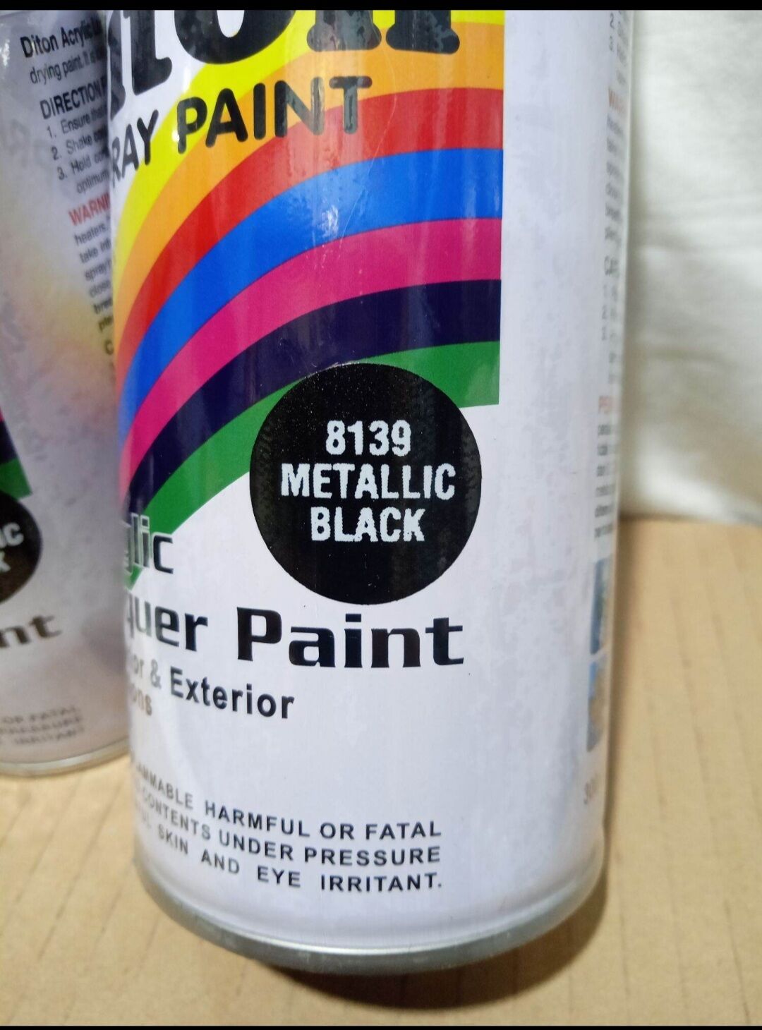 Pilok Pilox Cat Semprot Diton Hitam Metalik 8139 Metallic Black 300cc ...