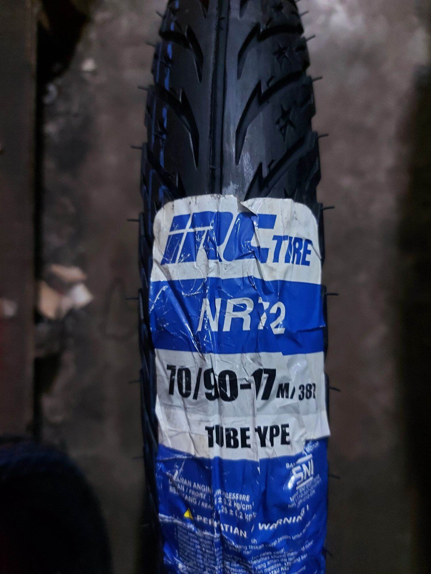 Ban luar Irc 70/90-17 Nr72 Tube Type Ban depan Motor Bebek | Lazada ...