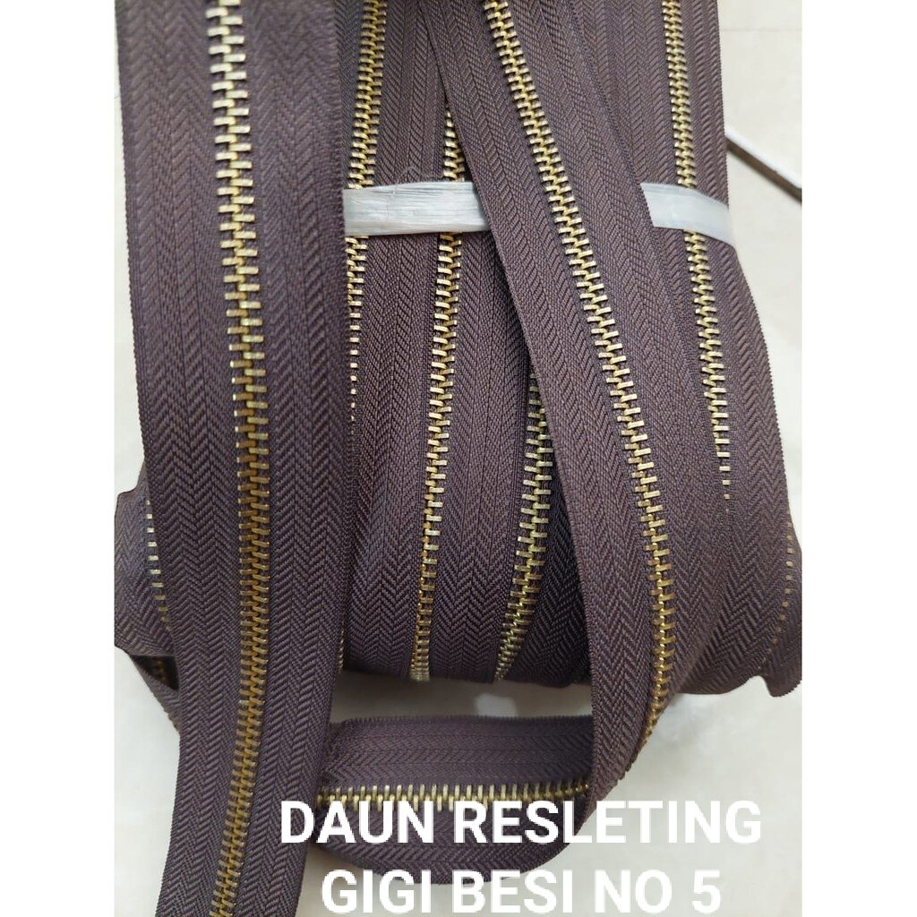 TERMURAH DAUN RESLETING / ZIPPER GIGI BESI NO. 5 REL DAUN GIGI BESI ...