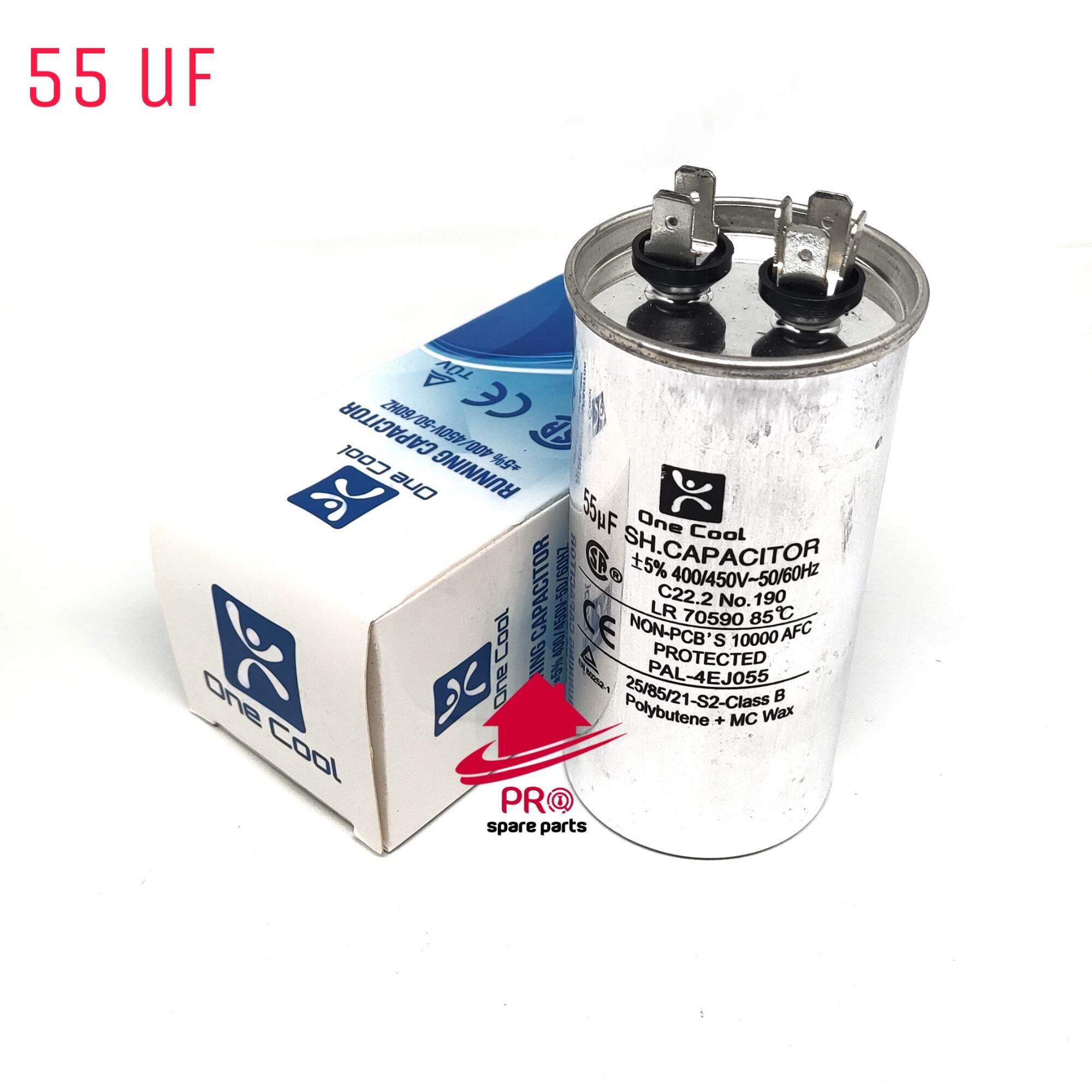 Kapasitor AC 55 uf - Capacitor Air Conditioner 55 Mikro/Running ...