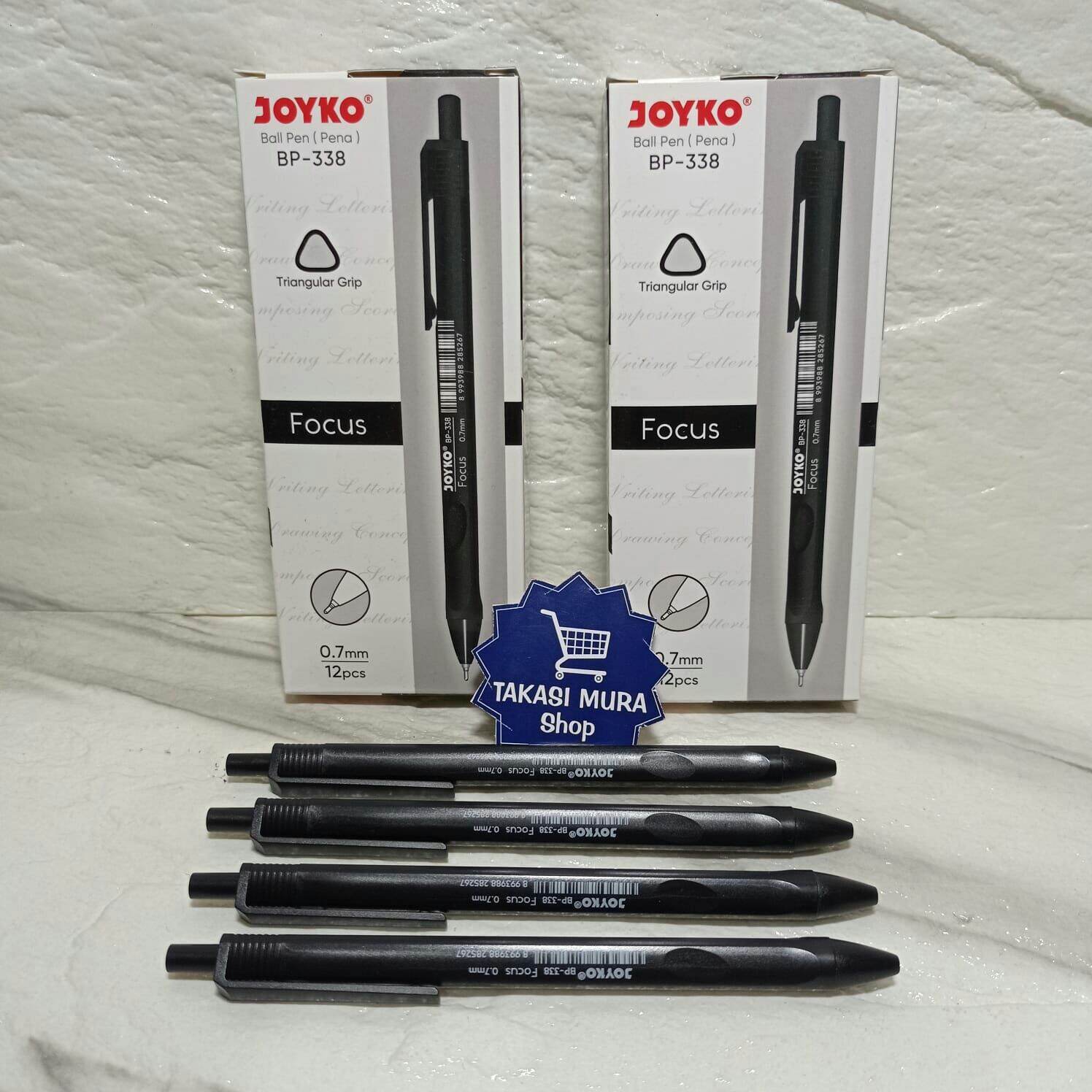 Ballpoint Pen Joyko VOCUS isi 12 pcs BP-338 Tringular pen | Lazada ...