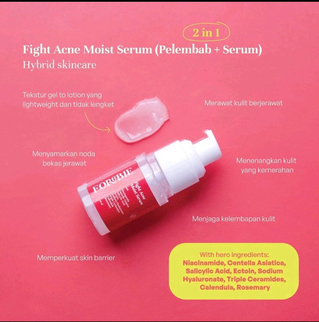 Forebie Fight Acne Moist Serum 35ml | Lazada Indonesia