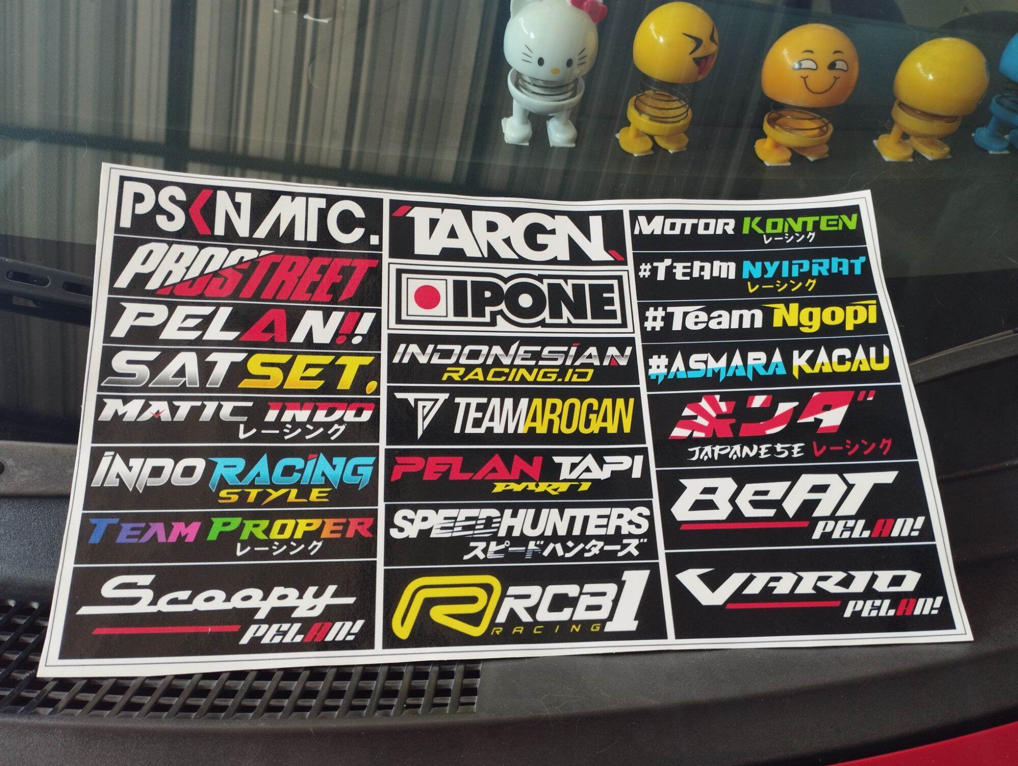 STICKER PACK RACING LENGKAP STIKER PACK BALAP STIKER PACK SPONSOR ...