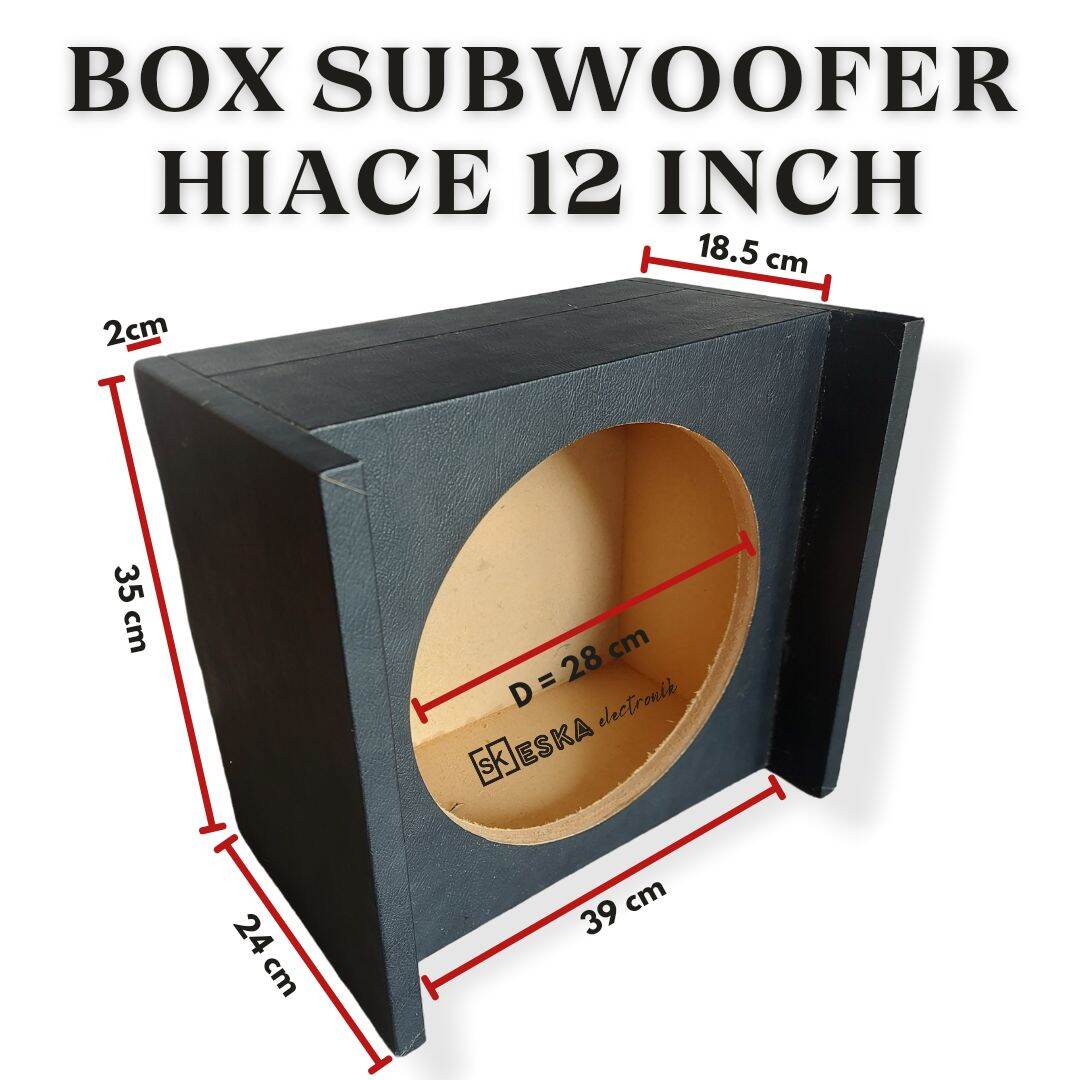Box Subwoofer HIACE 10 12 INCH Box Subwoofer bawah Jok Box Subwoofer ...