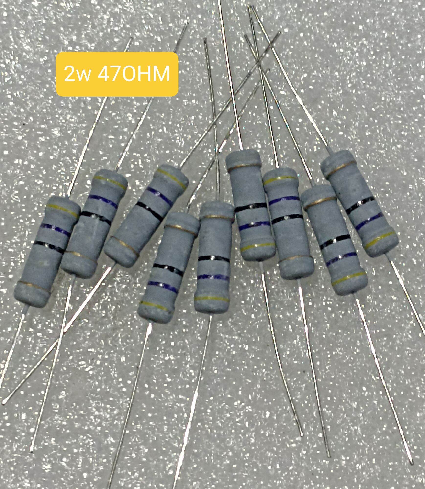 10BUAH RESISTOR 2W 47 OHM 2WATT 47OHM 2 WATT 47 OHM | Lazada Indonesia