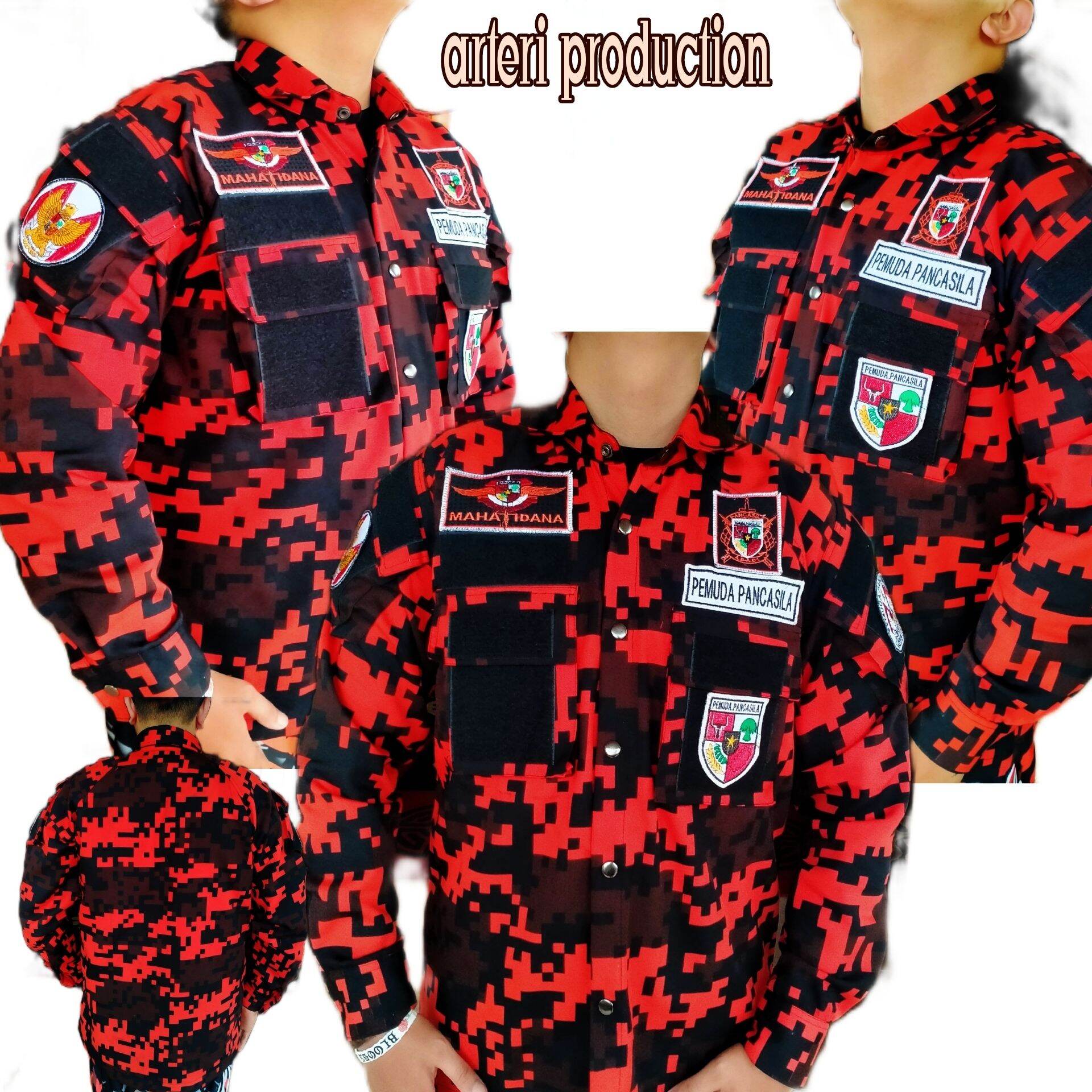 kemeja pemuda Pancasila loreng digital, baju pemuda Pancasila, atribut ... kemeja pemuda Pancasila loreng digital, baju pemuda Pancasila, atribut ...